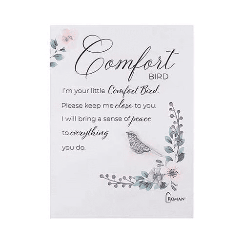 Comfort Bird Pin On Message Card - Walmart.com
