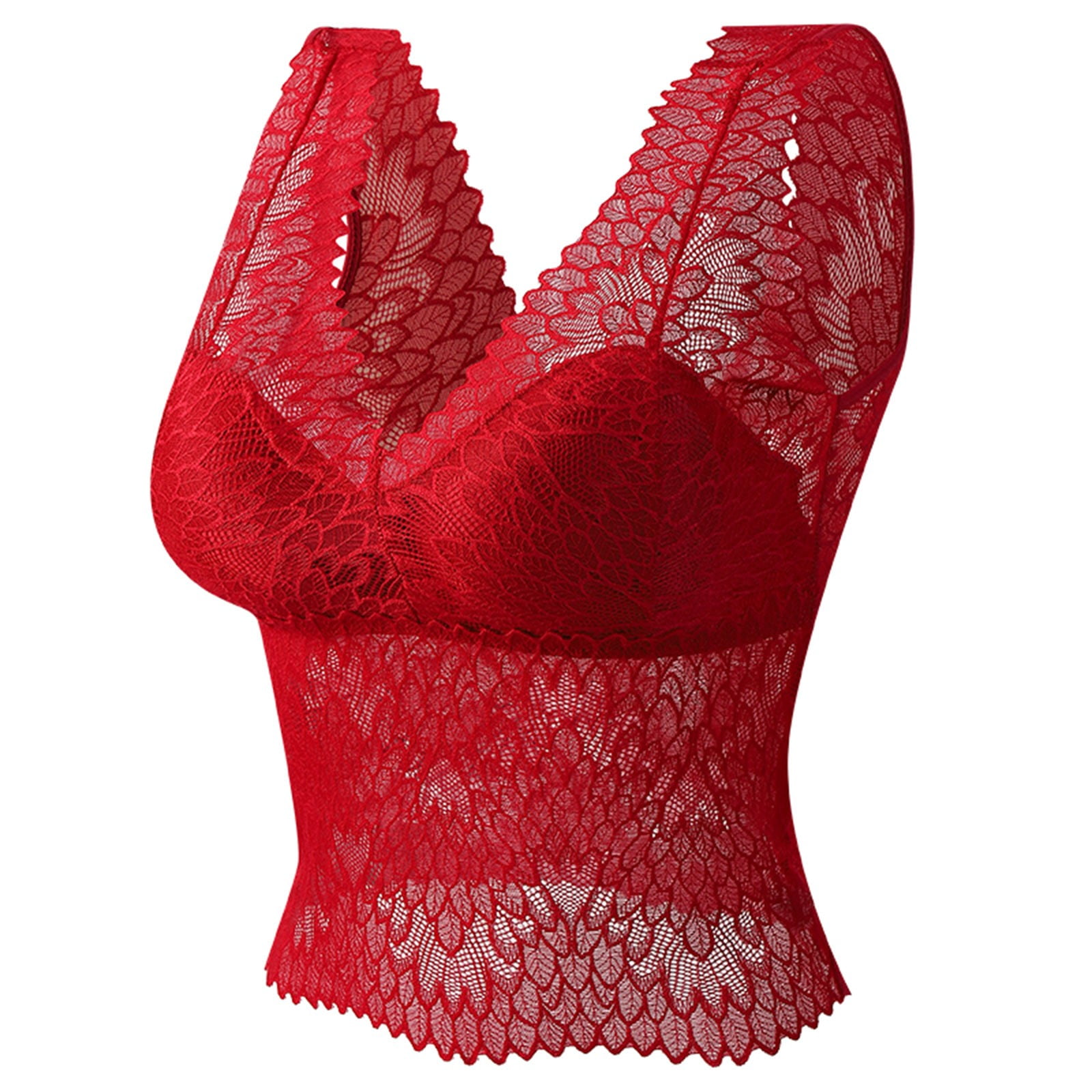 Comfort Bras for Women Fashion Lace Backless Solid Strap Wrap Hollow ...