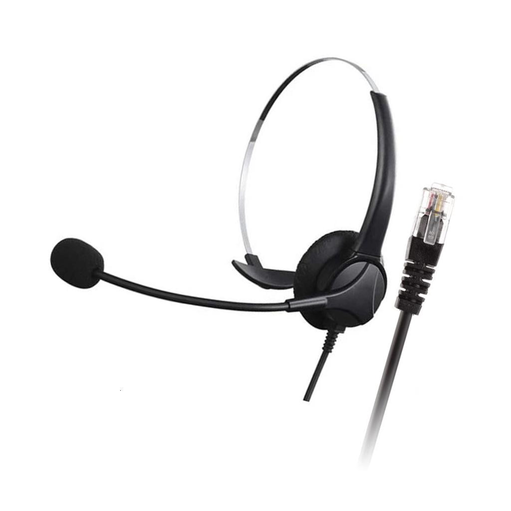 Comfort Call Center Headsets Passive Sound Isolation 300° Flexible Mic ...