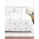 Comfort Canopy - 3 Piece Clay Geometric Dash Patterned Duvet Cover Set ...