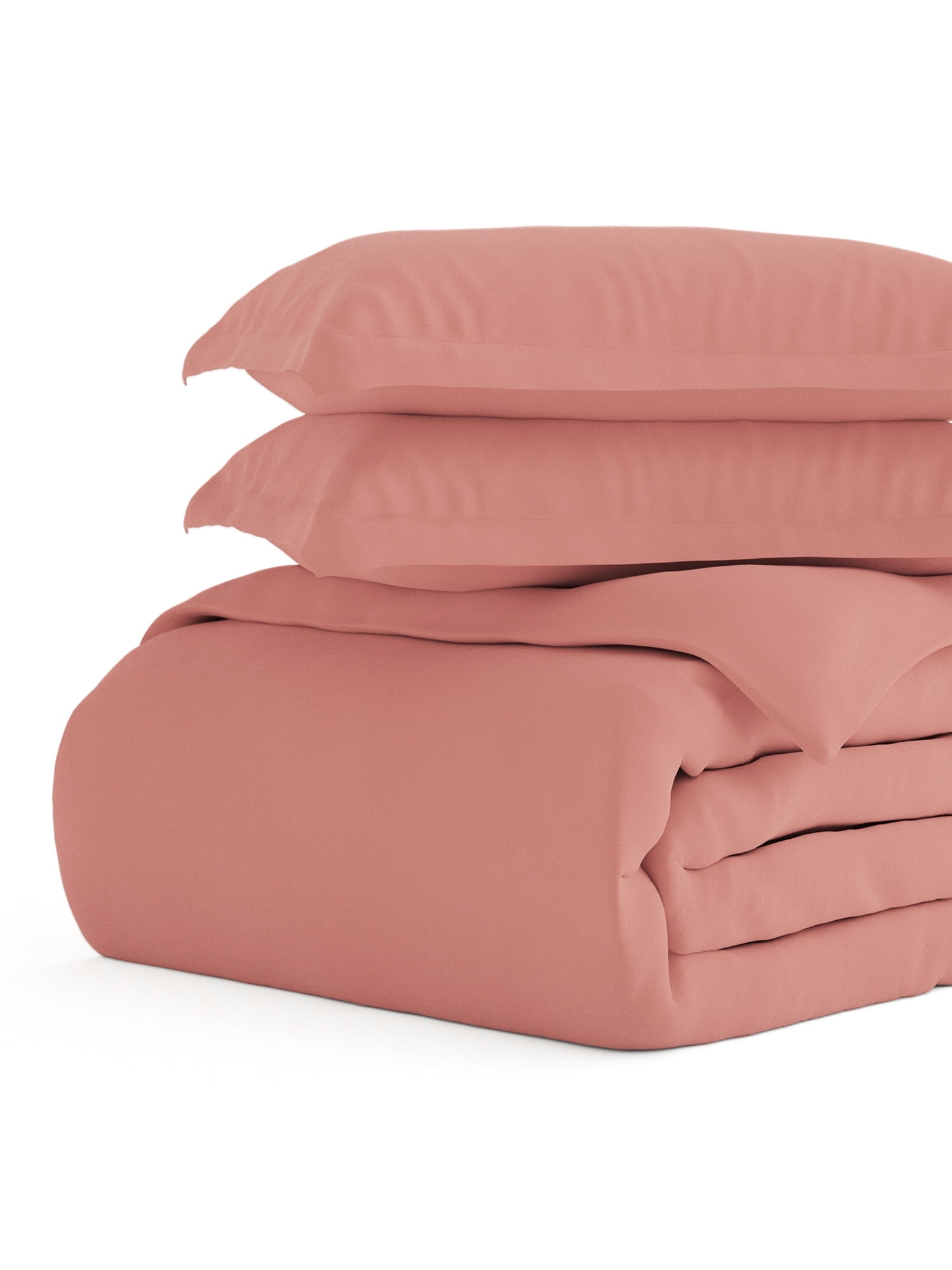 Comfort Canopy - 3 Piece Clay Microfiber Duvet Set with Shams for Full ...