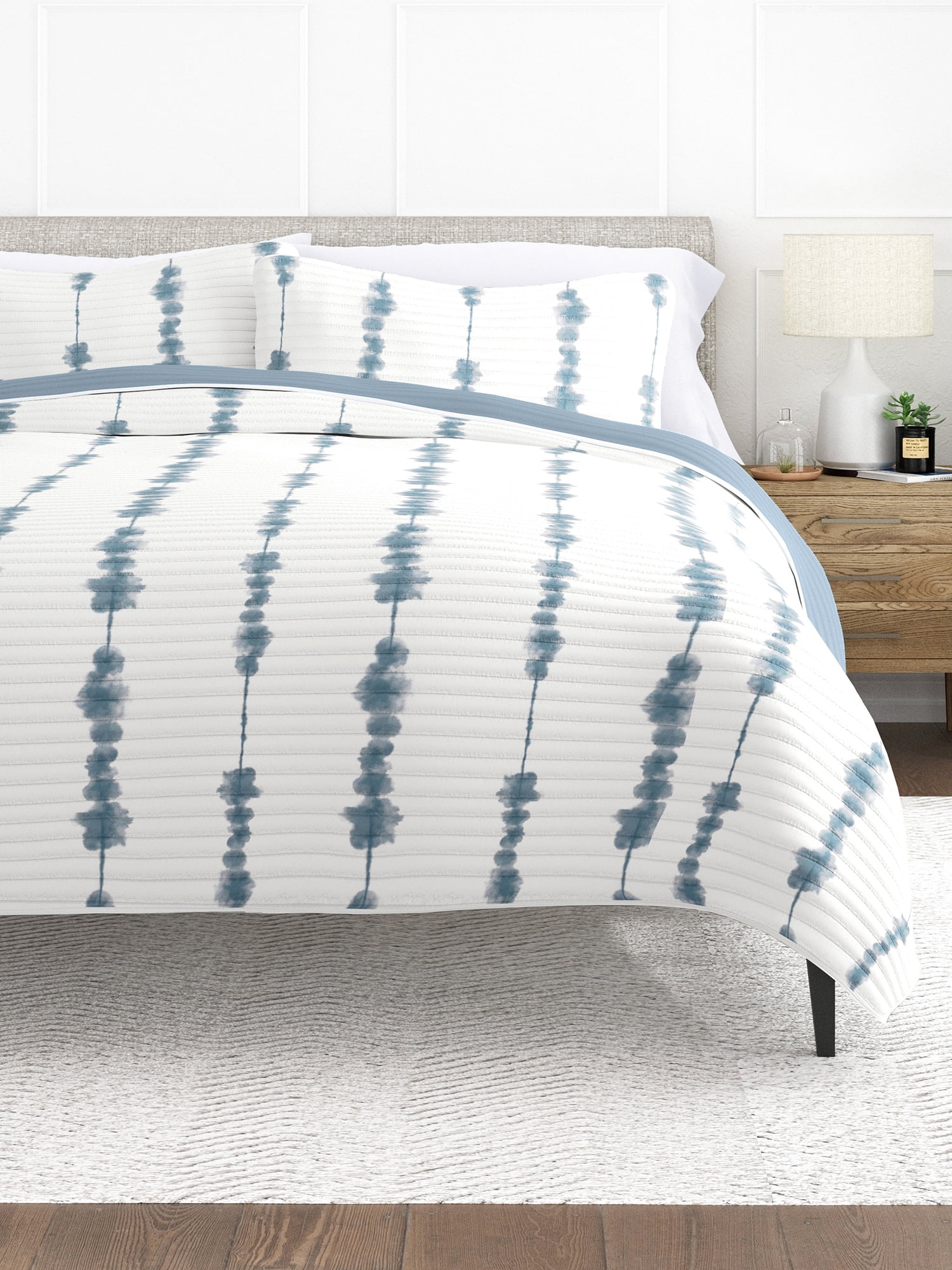 Comfort Canopy - 3 Piece Dusk Blue Reversible Shibori Aesthetic ...