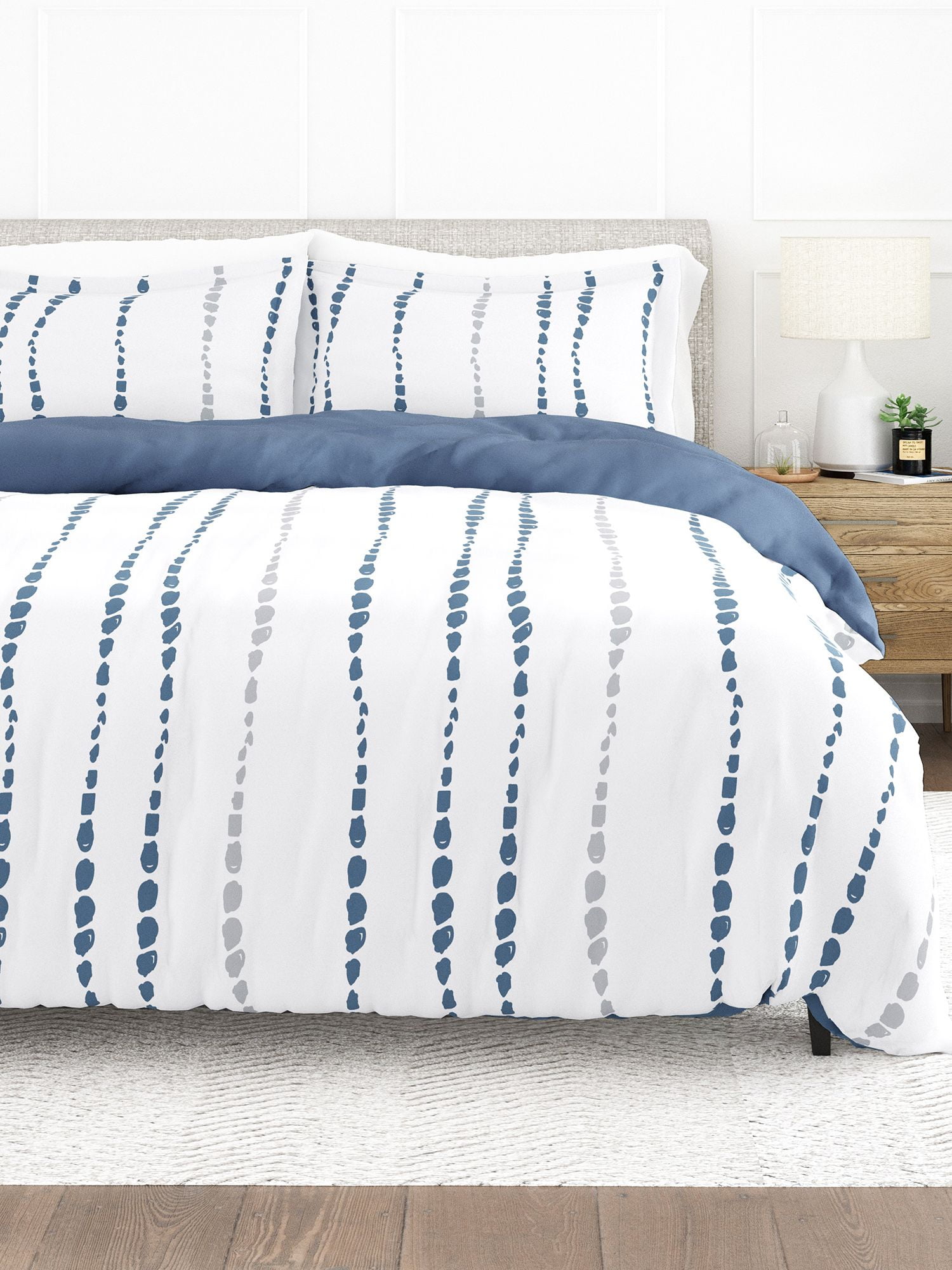 Comfort Canopy - Full Size Comfortable 3 Piece Navy Urban Vibe Duvet ...