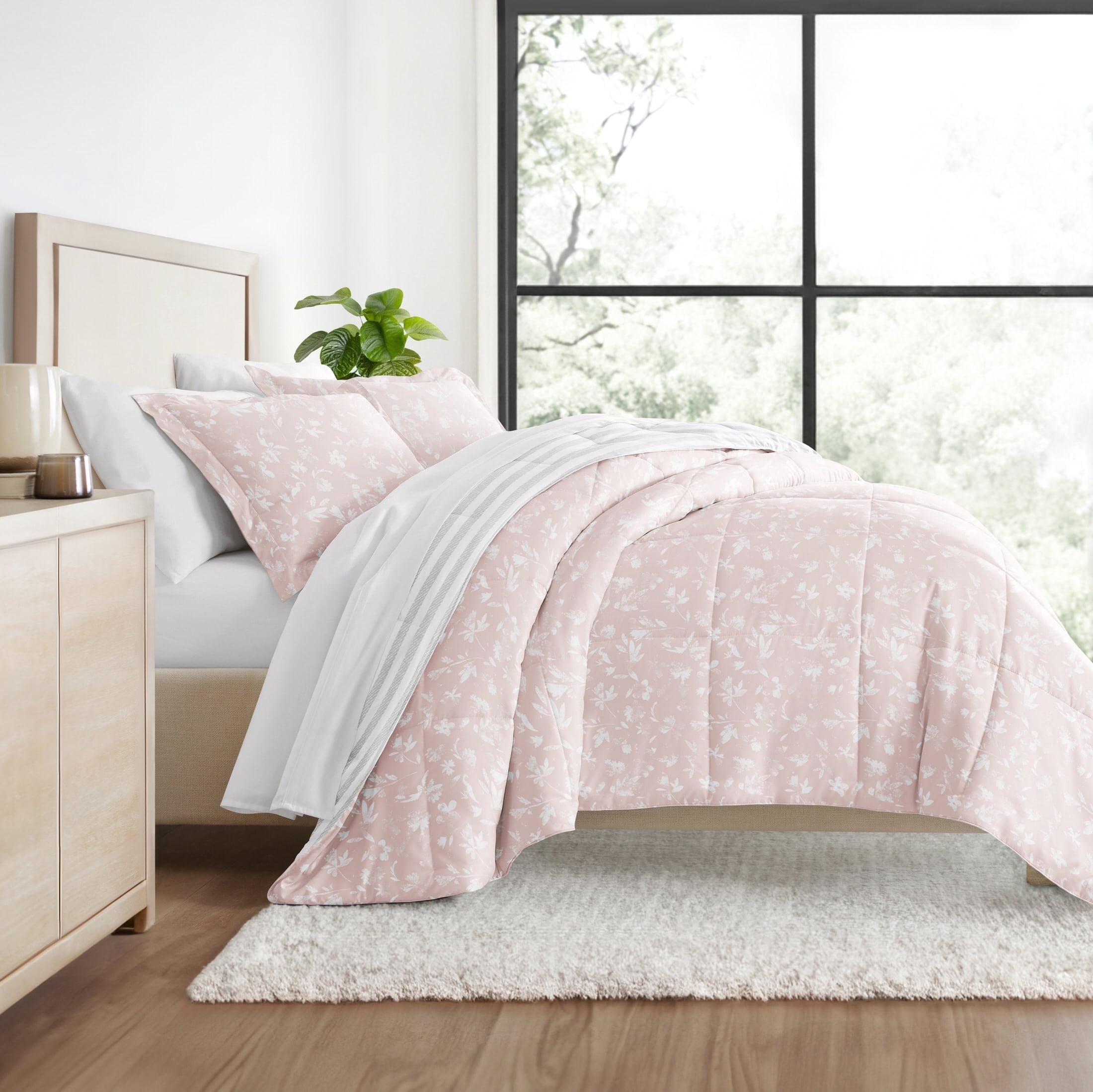 All Season Ultra Soft Comforter Set Lightweight Bedding in Pressed ...