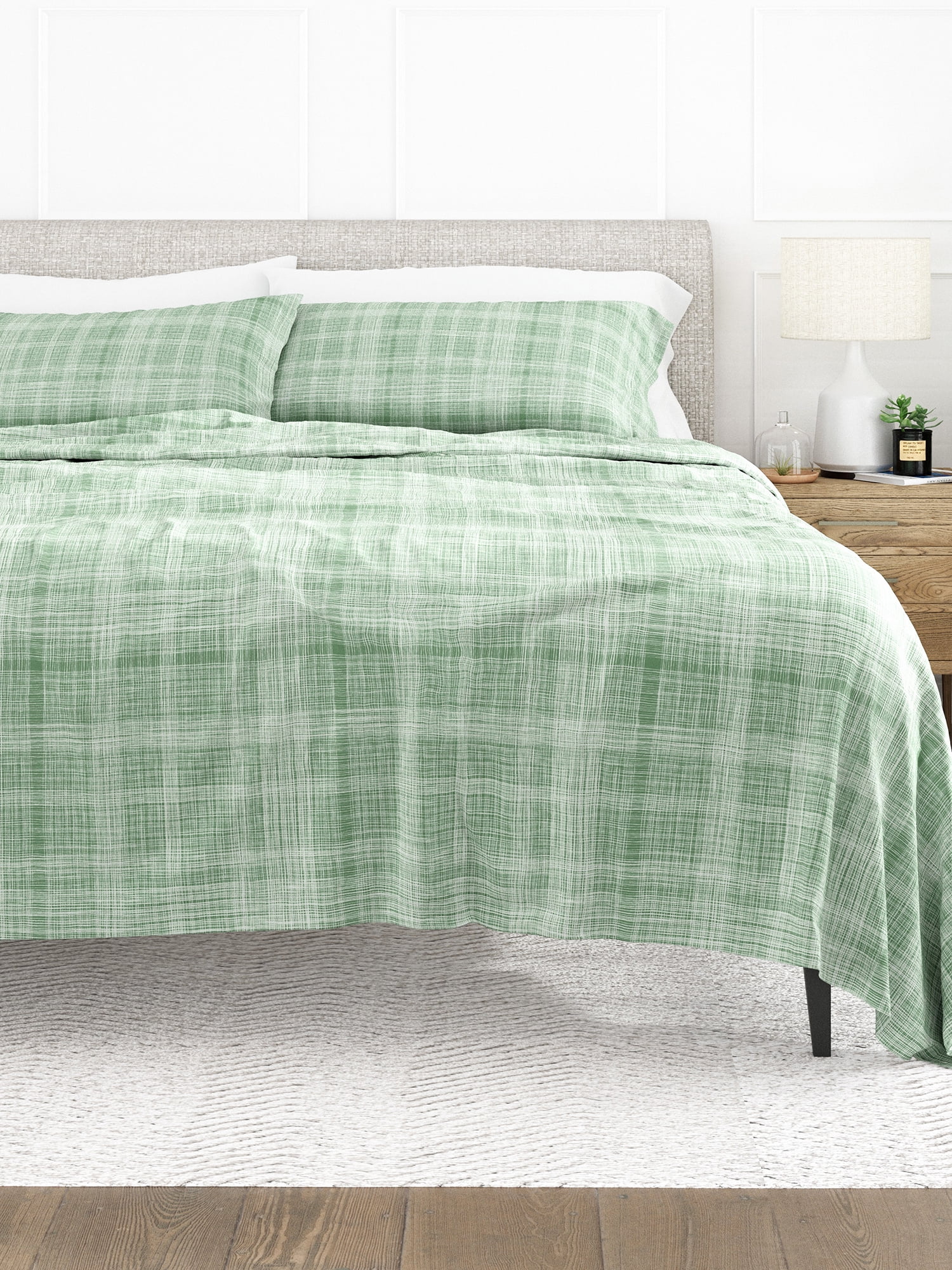 Comfort Canopy - 4 Piece Forest Thatch Patterned Microfiber Bed Sheets ...