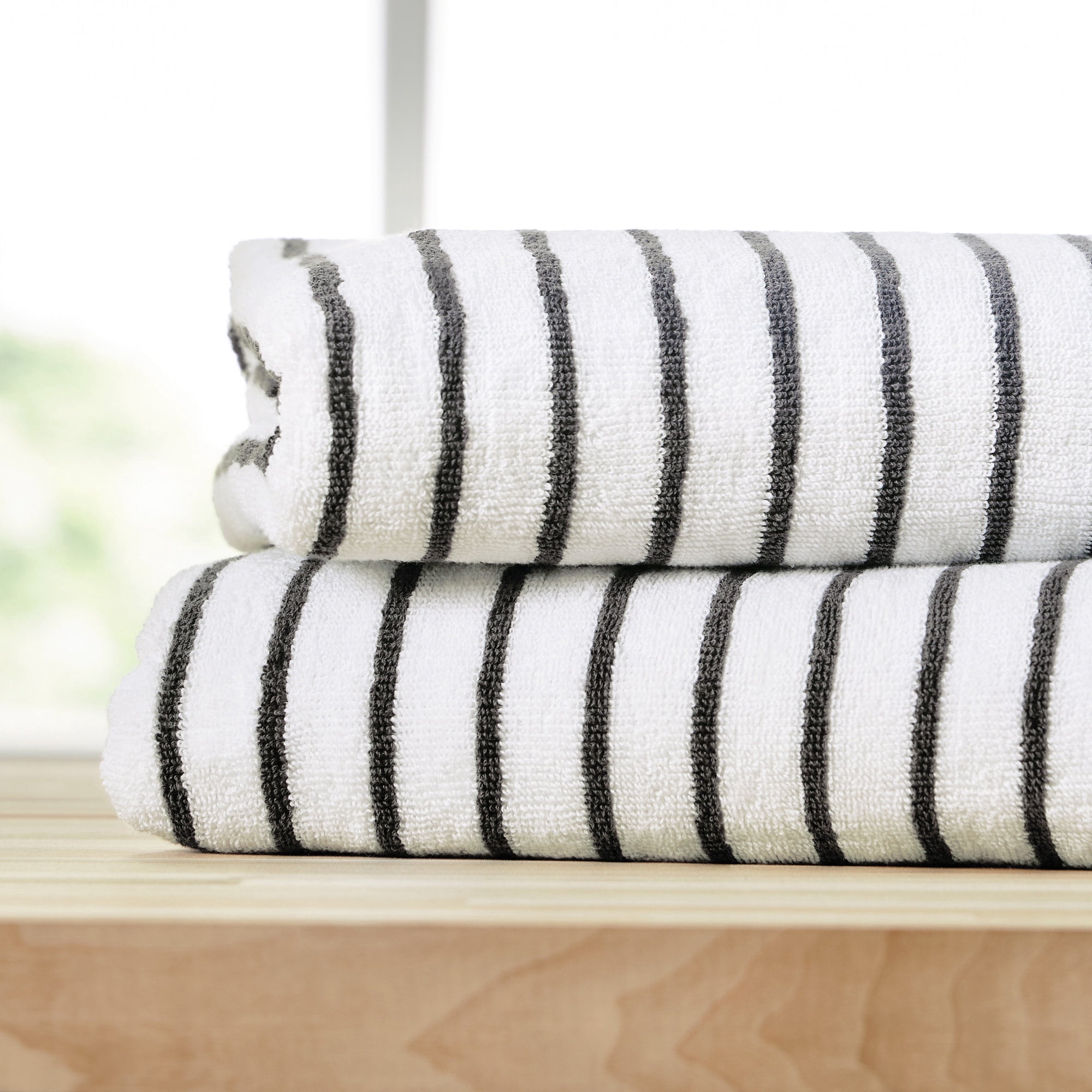Comfort Canopy - Cabana Stripe Beach Pool Towels - Oversized 100% Ring ...