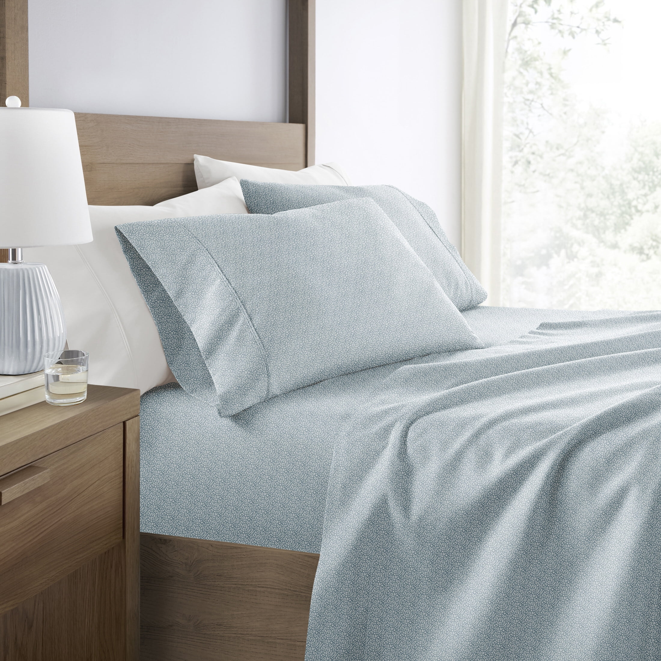 Ultra Soft and Breathable - Bed Sheets Set - Patterned Modern Circles ...