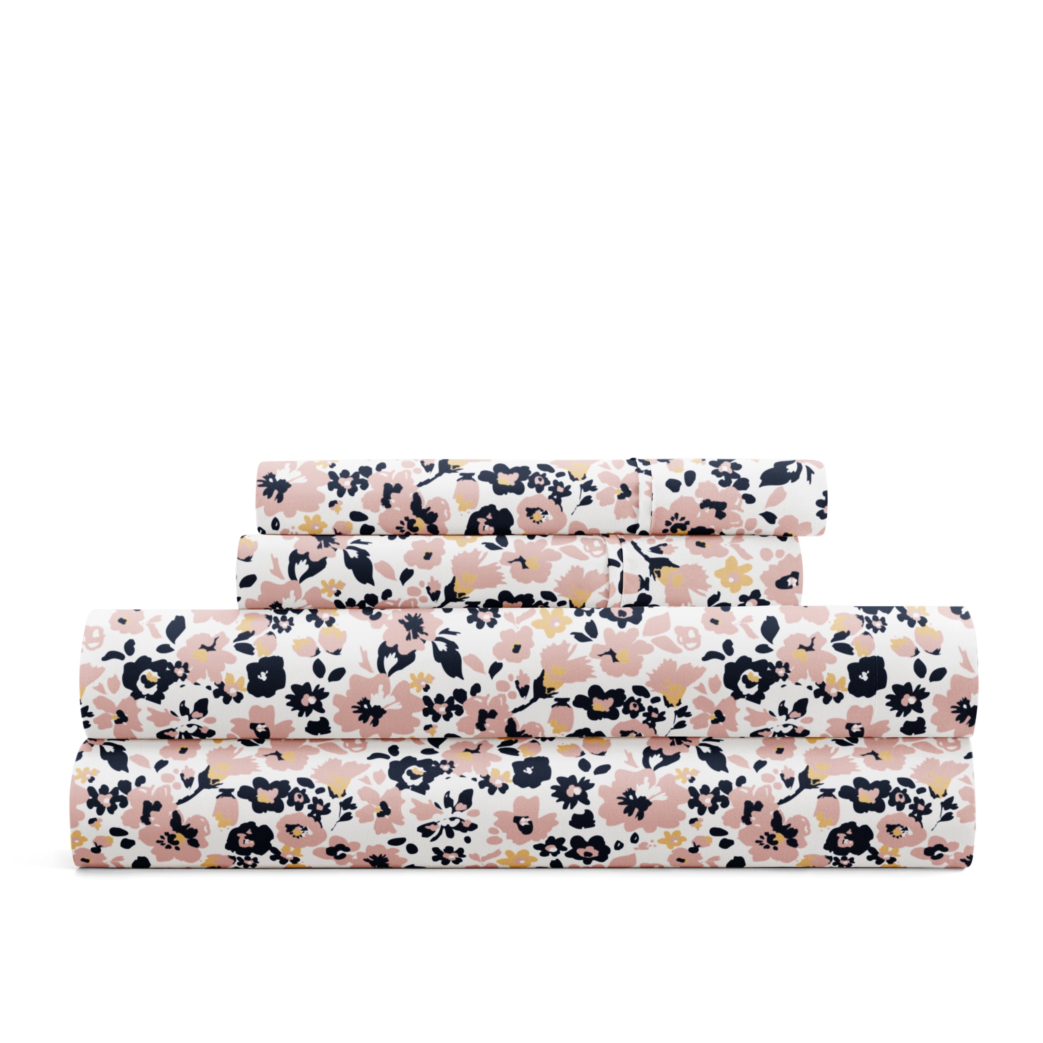 Delicate Blossoms Bed Sheets Set - Breathable and Ultra-Soft Floral ...