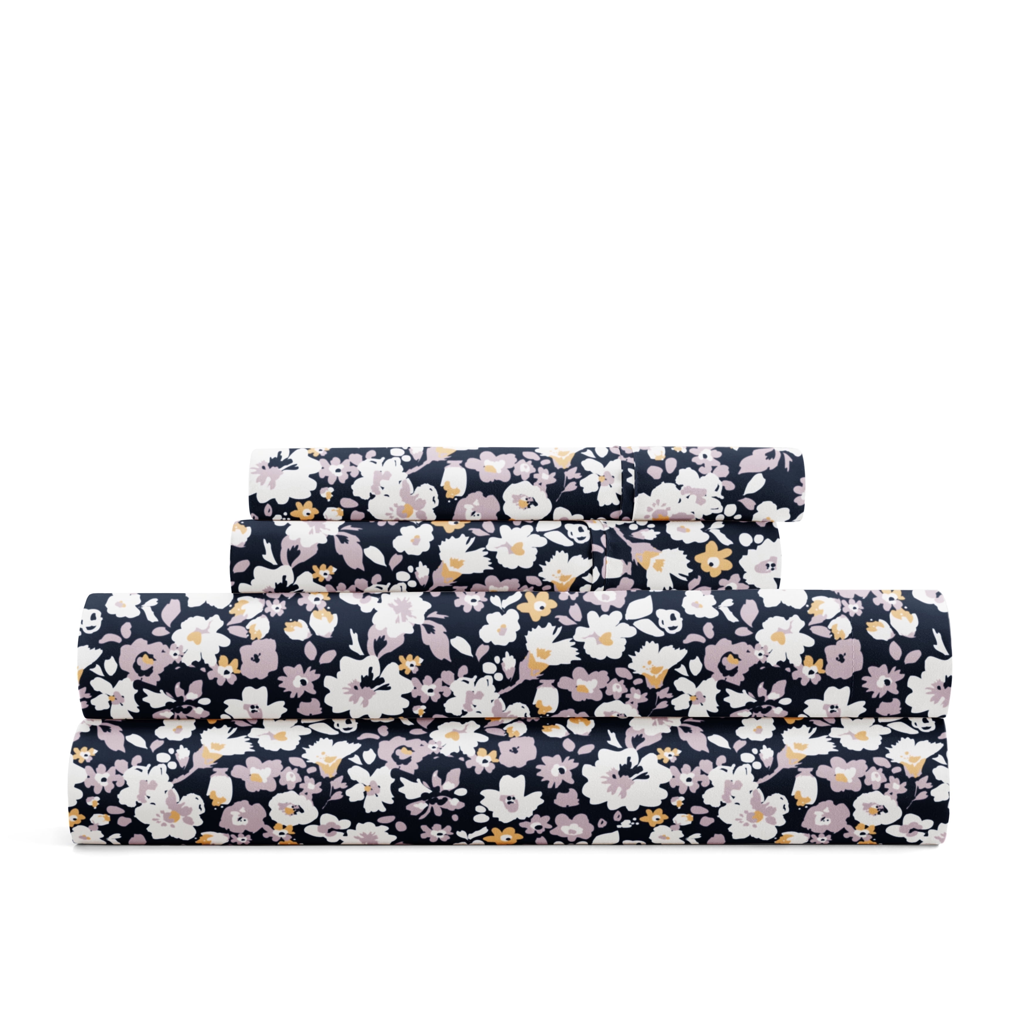 Delicate Blossoms Bed Sheets Set - Breathable and Ultra-Soft Floral ...