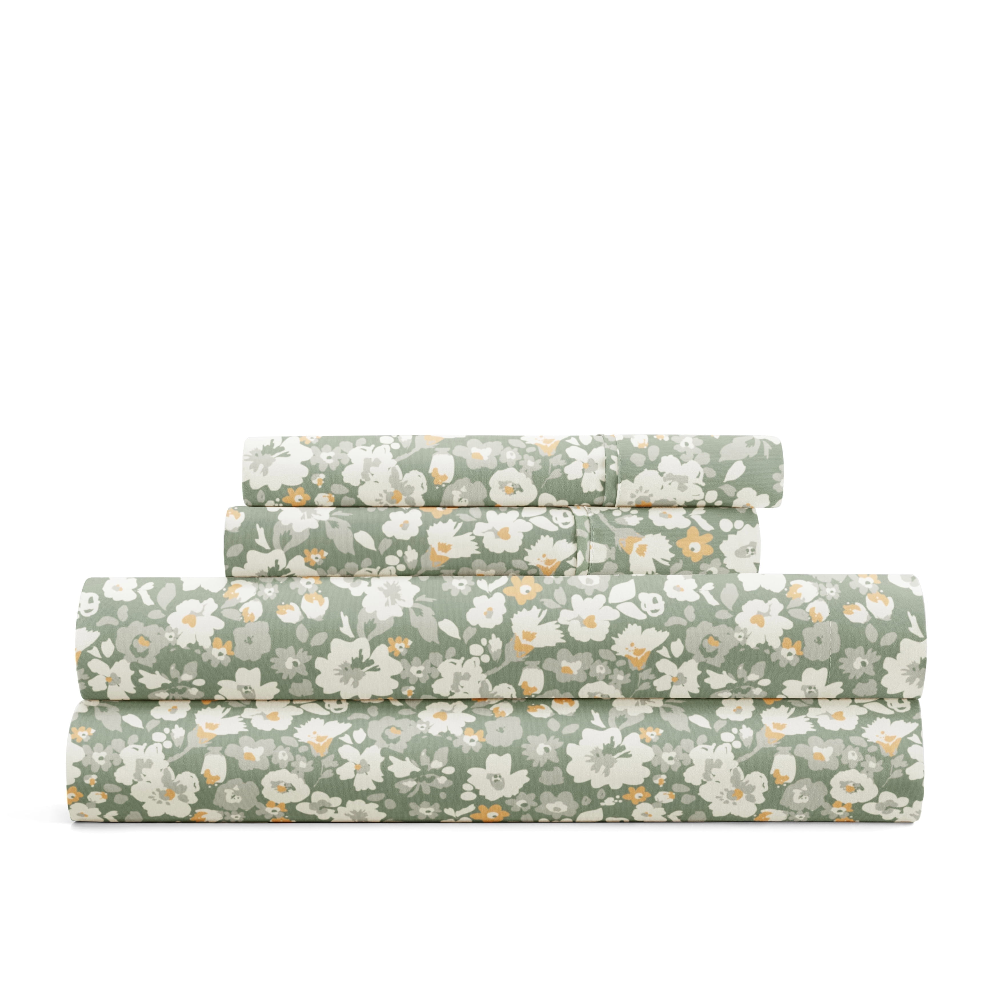 Delicate Blossoms Bed Sheets Set - Breathable and Ultra-Soft Floral ...