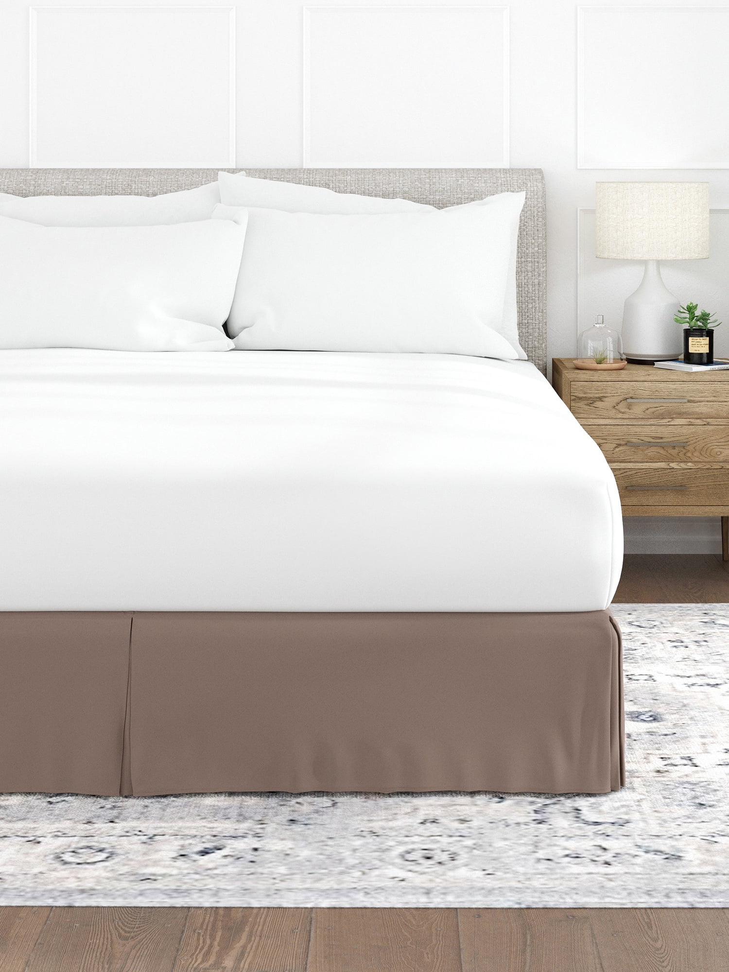 Comfort Canopy - Pleated Bed Skirt Box Spring Cover for Twin, Full ...