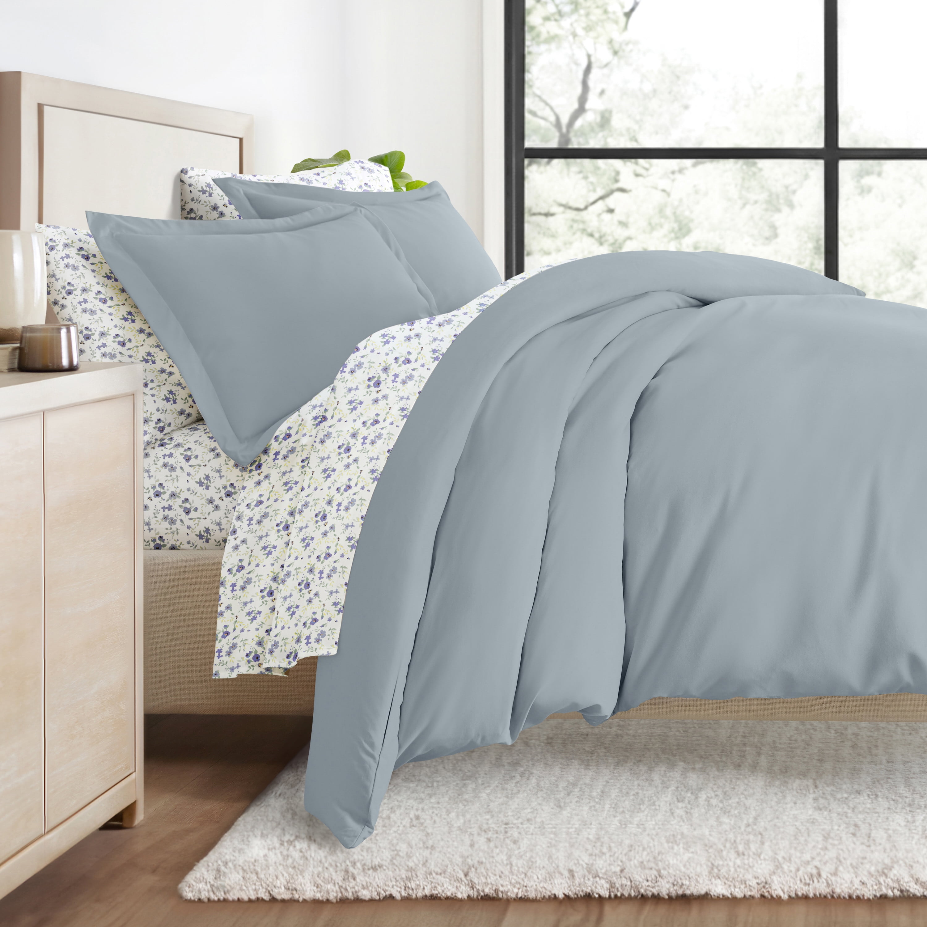 Comfort Canopy - Twin Bedding Bundle, Solid Duvet Cover Set, White ...