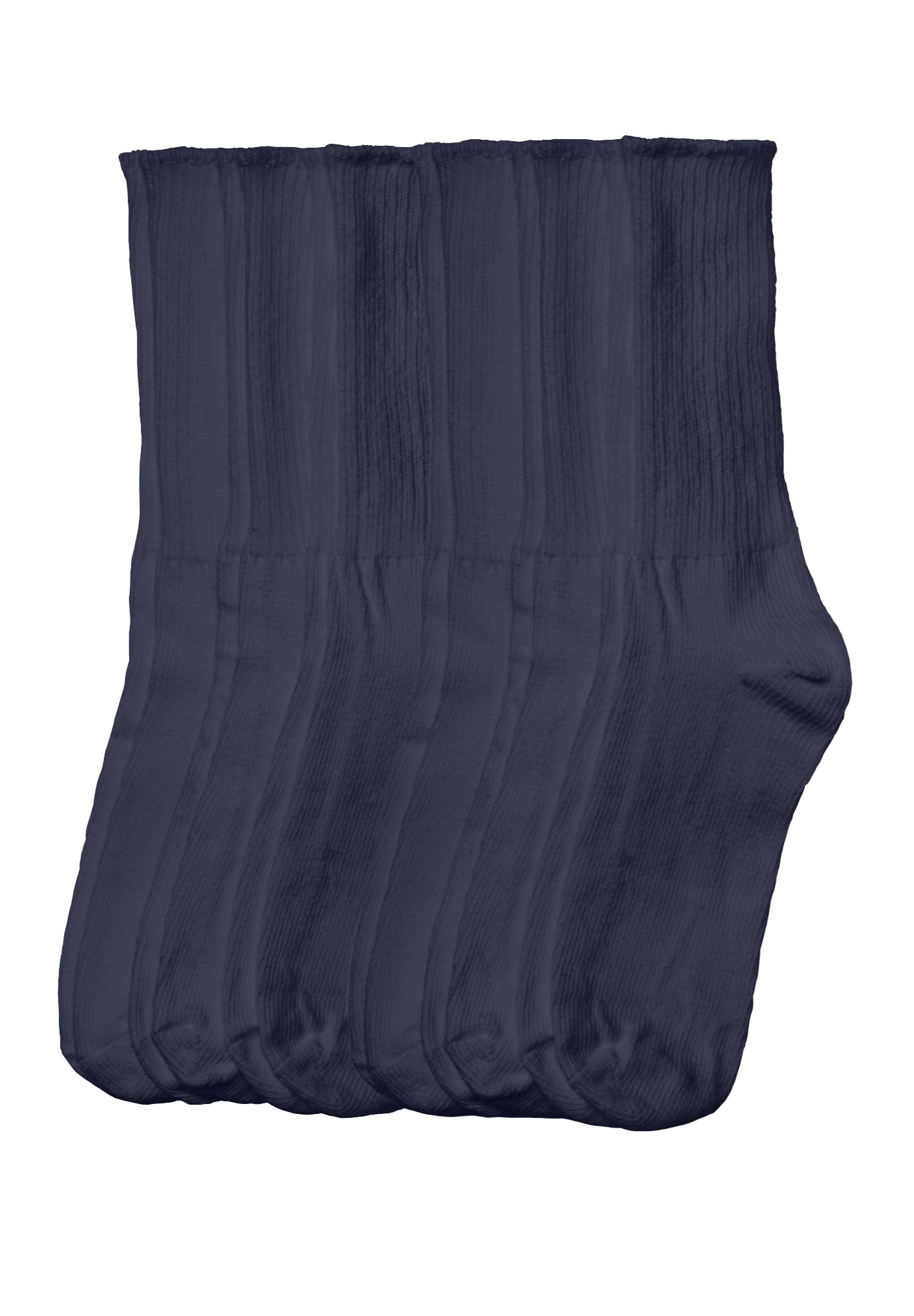 Comfort Choice Women's Plus Size 6-Pack Rib Knit Socks - Walmart.com