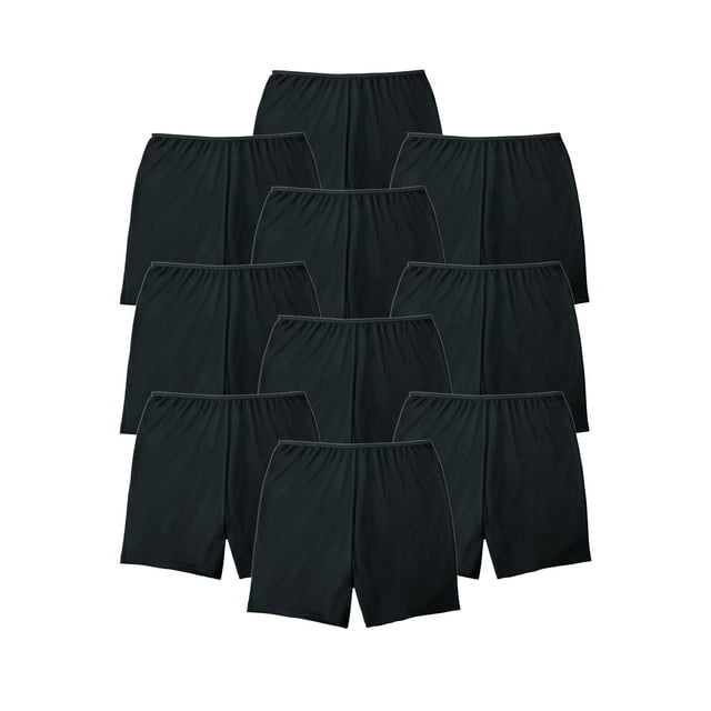 Comfort Choice Women's Plus Size Cotton Boxer 10-Pack - Walmart.com