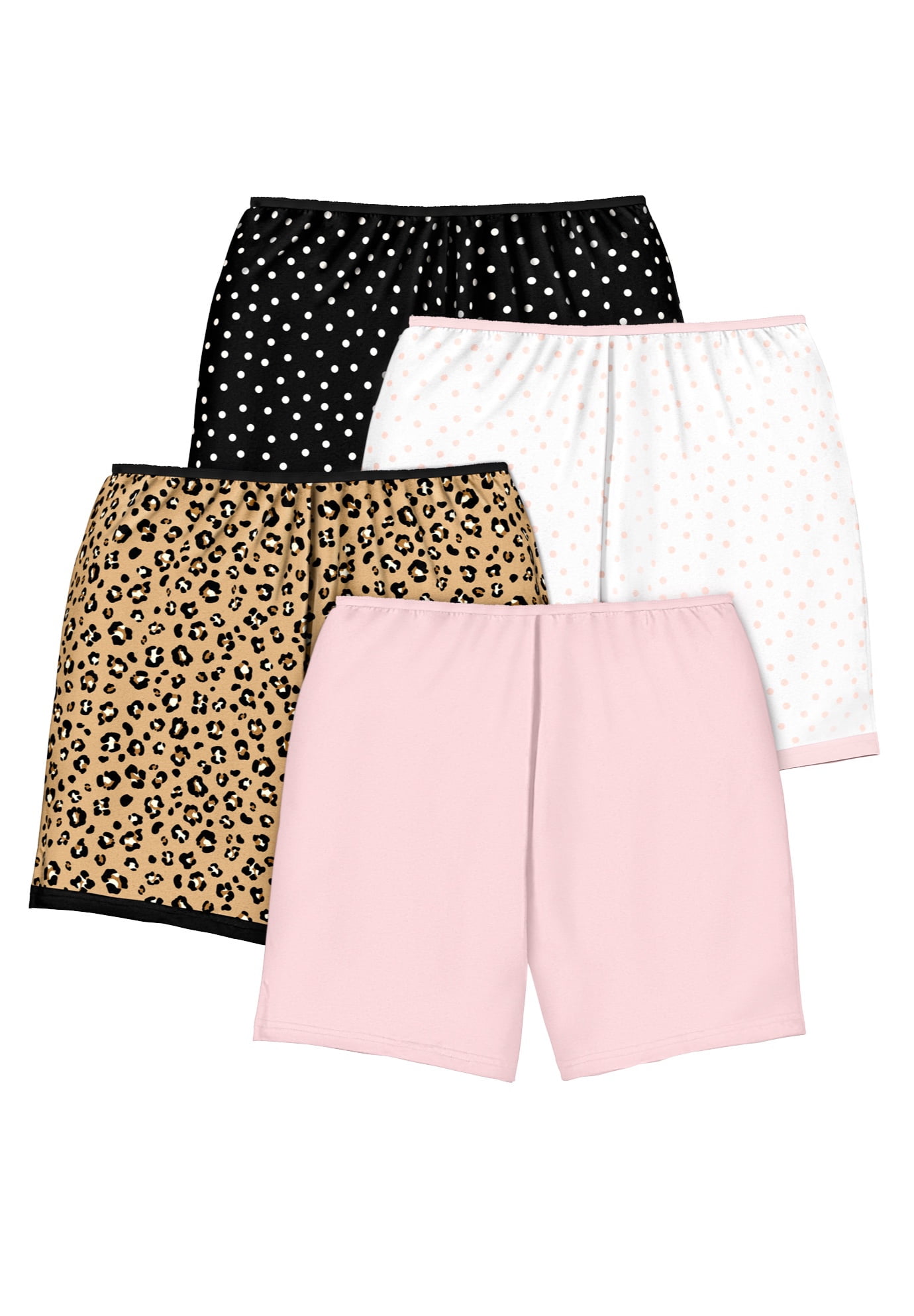 Comfort Choice Women's Plus Size Cotton Boxer 5-Pack - Walmart.com