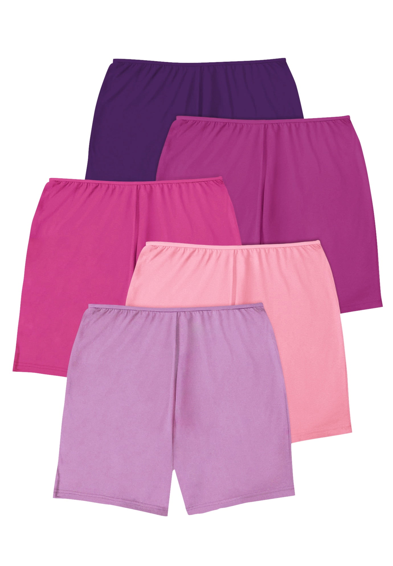 Comfort Choice Women's Plus Size Cotton Boxer 5-Pack Panties - Walmart.com