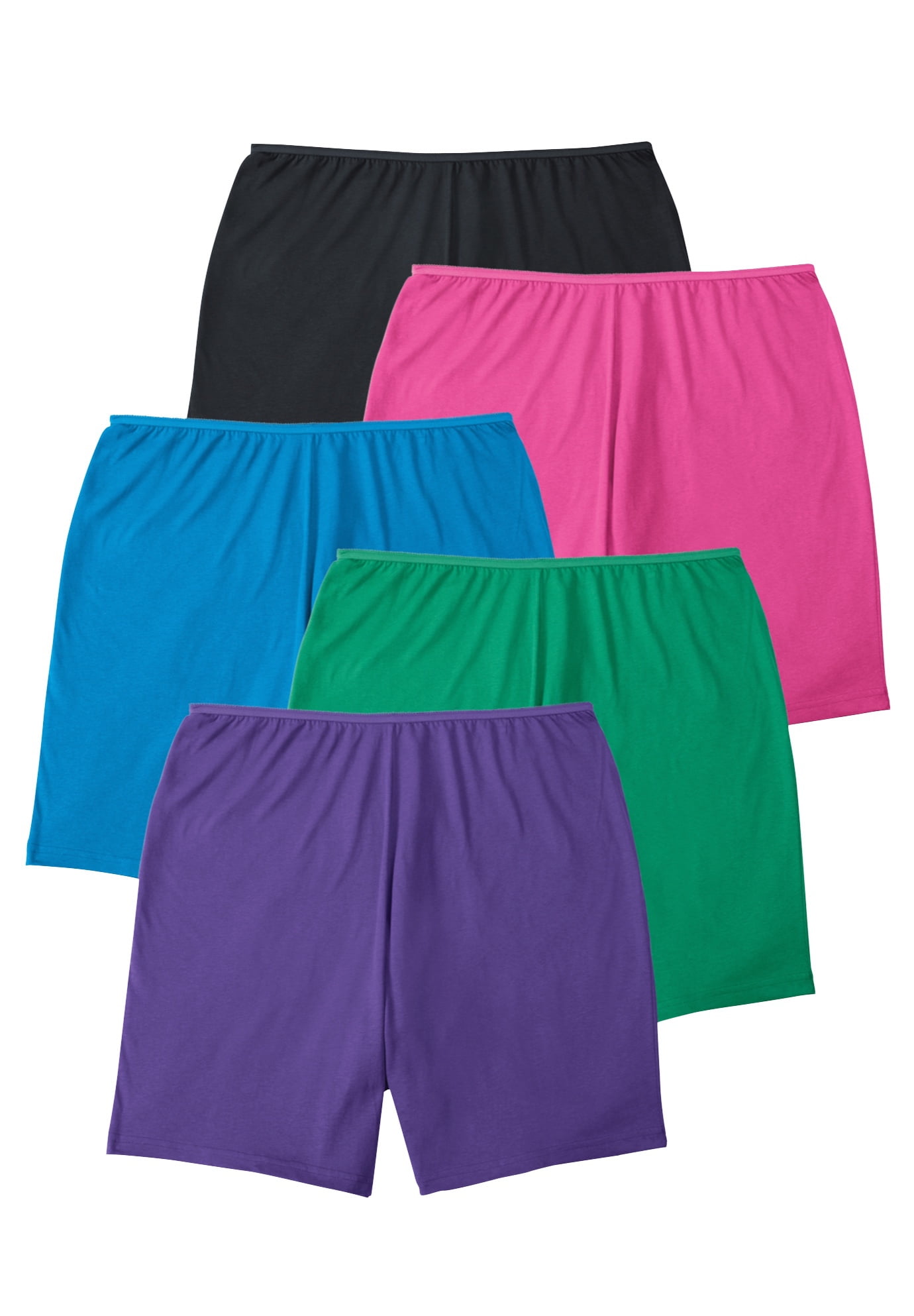 Comfort Choice Plus Size Cotton Boxer 5-Pack - Walmart.com