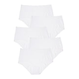 Comfort Choice Plus Size Full Coverage Stretch Cotton Brief 5 Pack ...