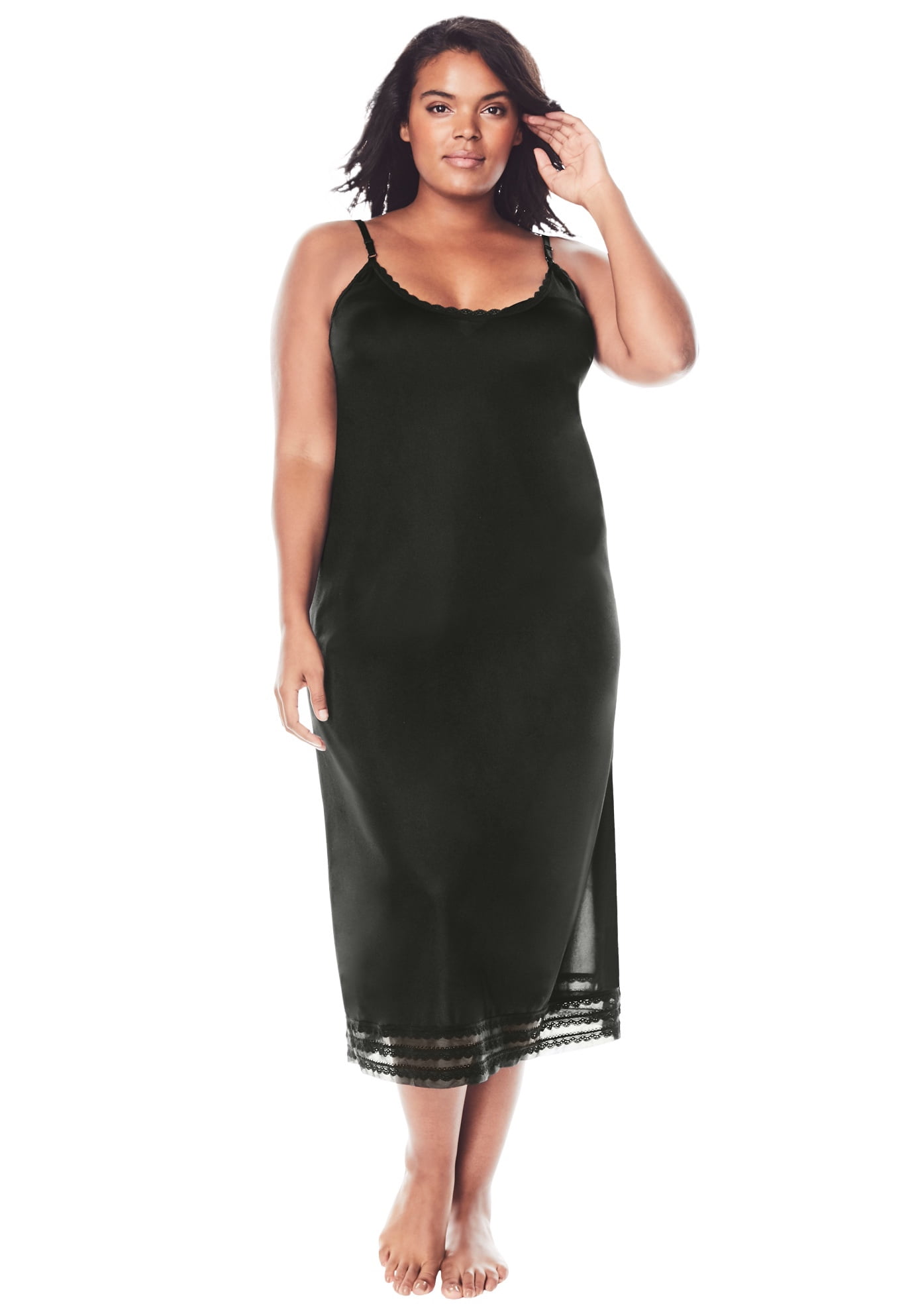 Comfort Choice Plus Size Full Slip Snip-To-Fit - Walmart.com