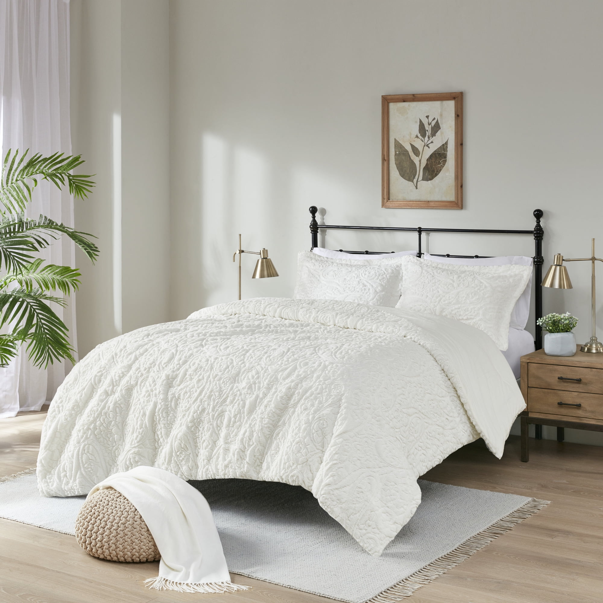 Home Essence Albany Ultra Plush Solid Comforter Mini Set - Walmart.com