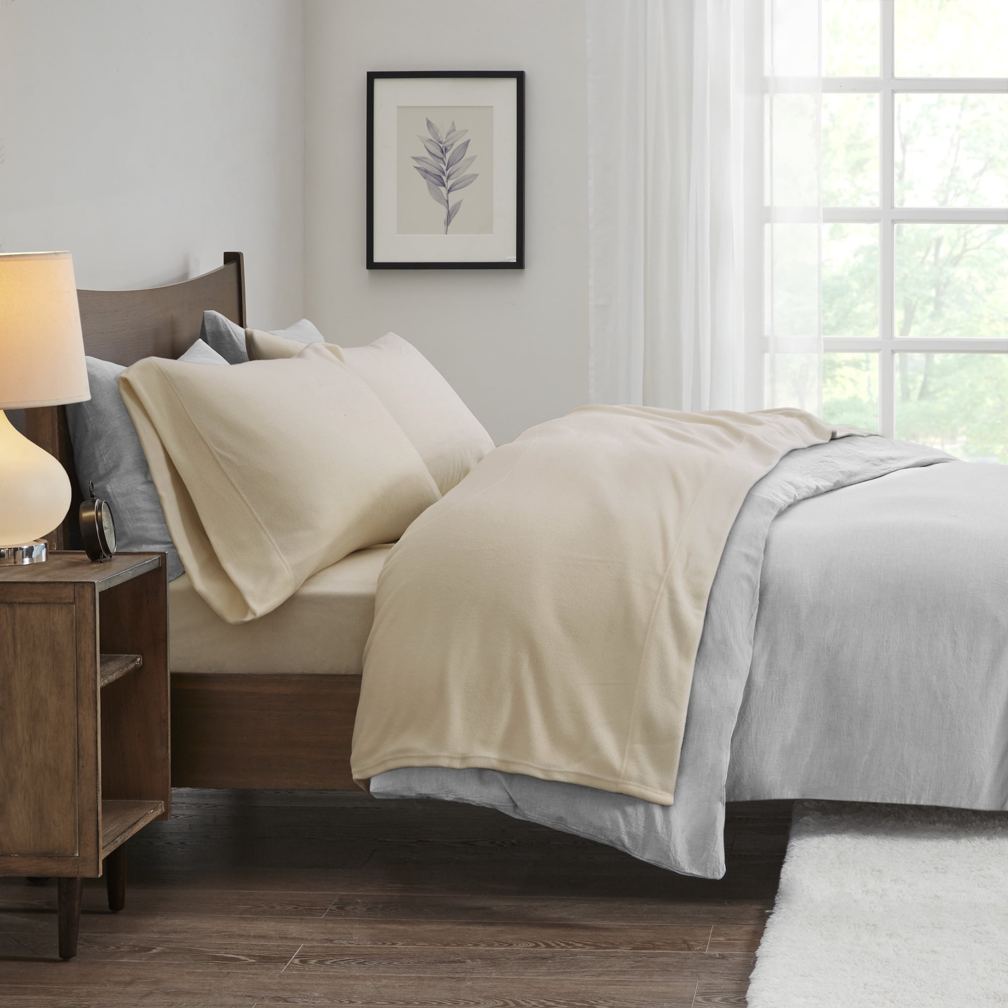 Comfort Classics Micro Fleece Sheet Set - Walmart.com