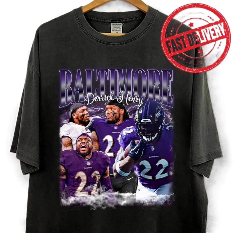 Comfort Color Derrick Henry Bootleg 90s Graphic Style T. Derrick Henry ...