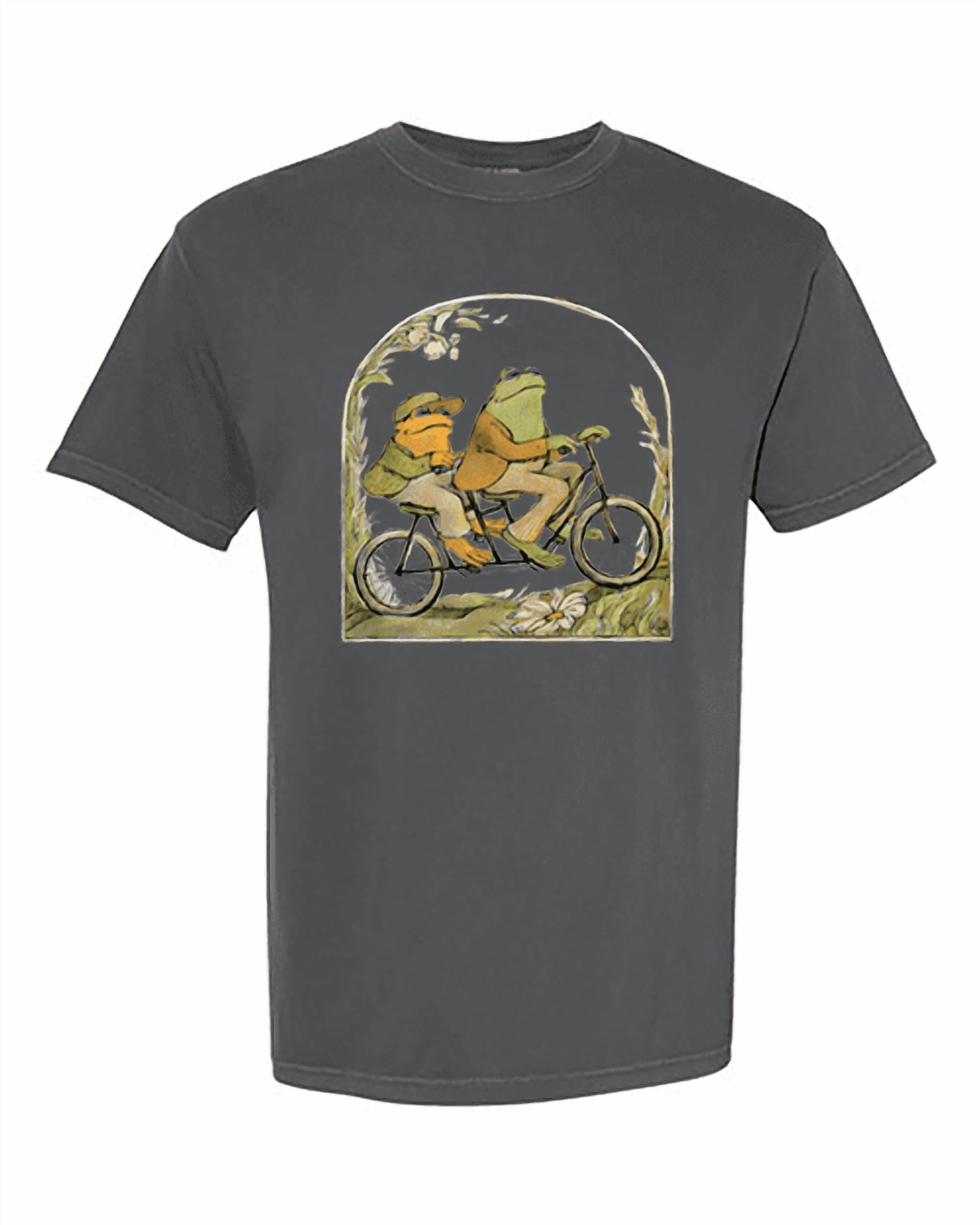 Comfort Color Frog And Toad Shirt, Frog And Toad On Bike Shirt, Nature ...
