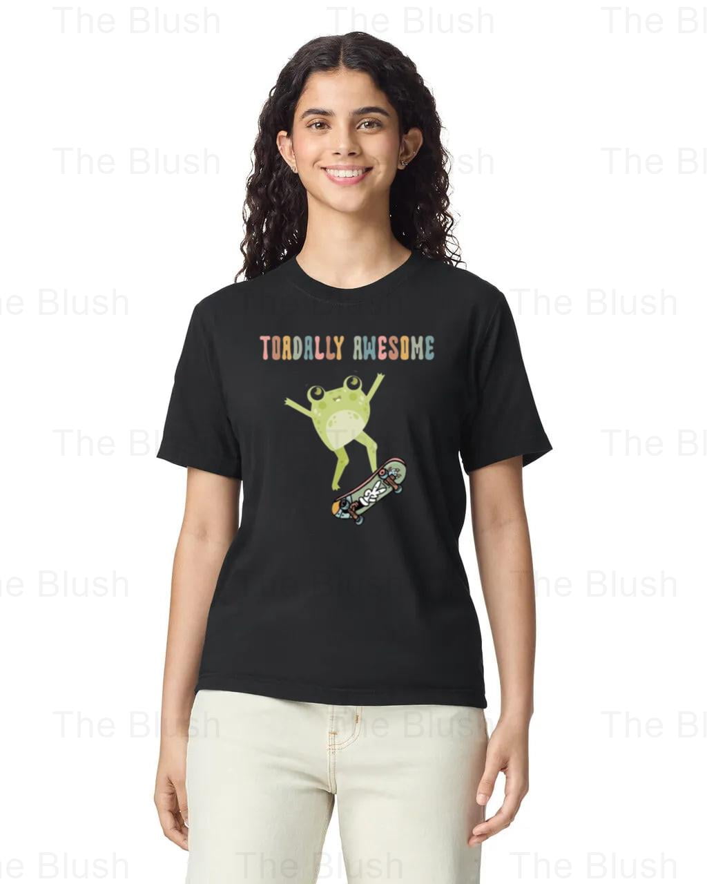 Comfort Color Frog Skateboard T-shirt Toad Roller Pet Humor Graphic ...