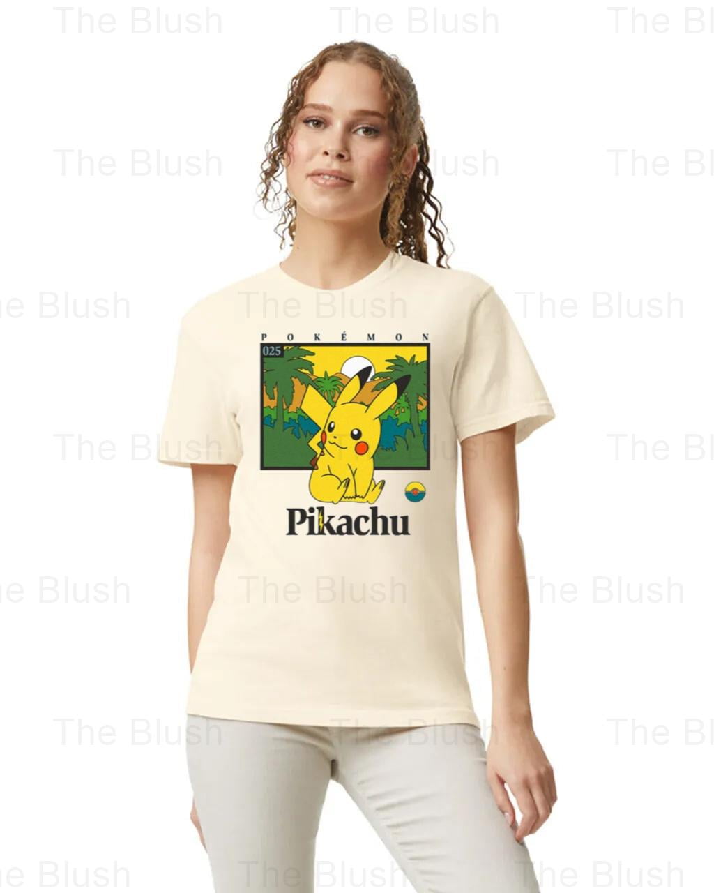Comfort Color Pikachu T-shirt Classic Electric Pokemon Fan Favorite ...