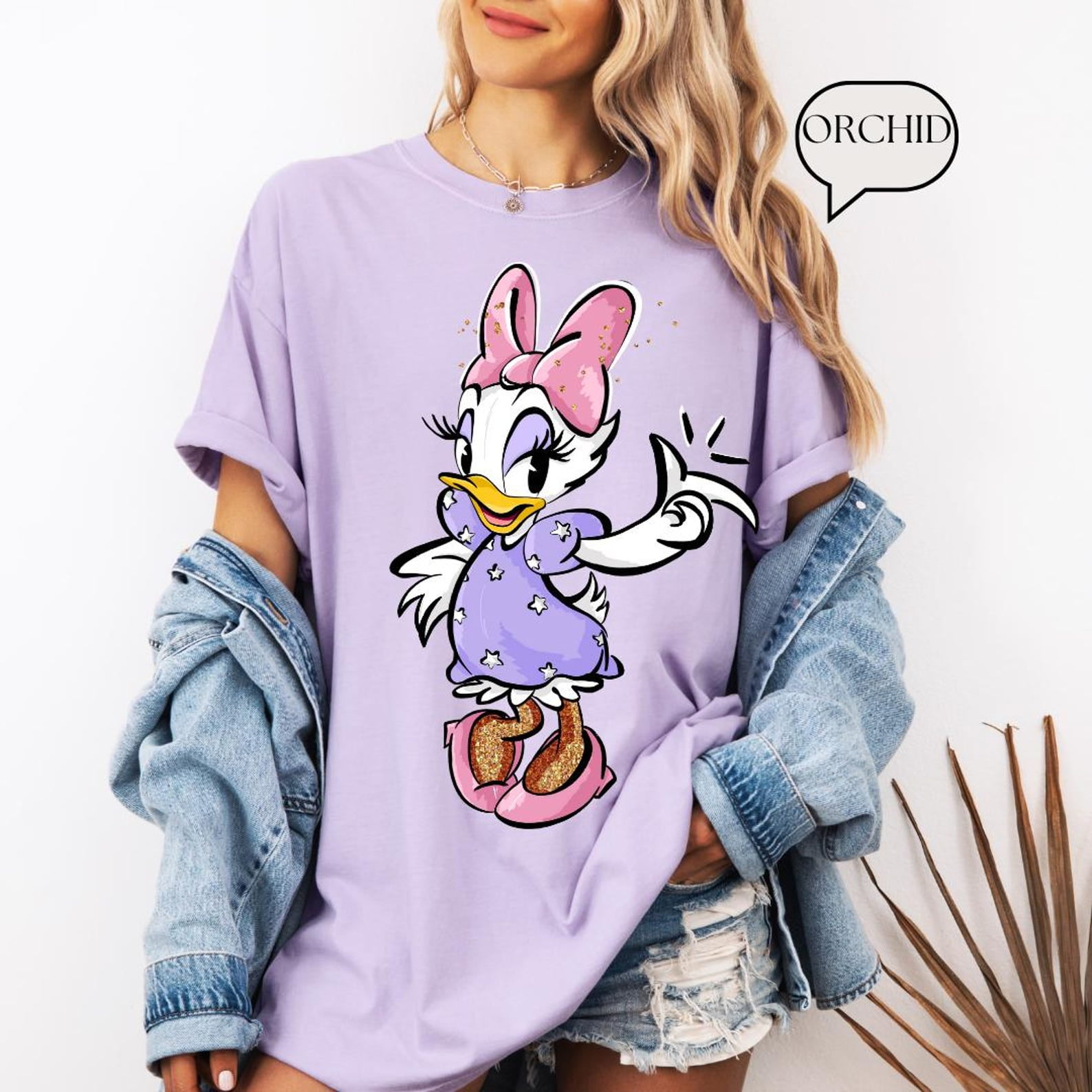 Comfort Color Retro Daisy Duck T-Shirt, Disney Girl Trip Shirt, Classic ...