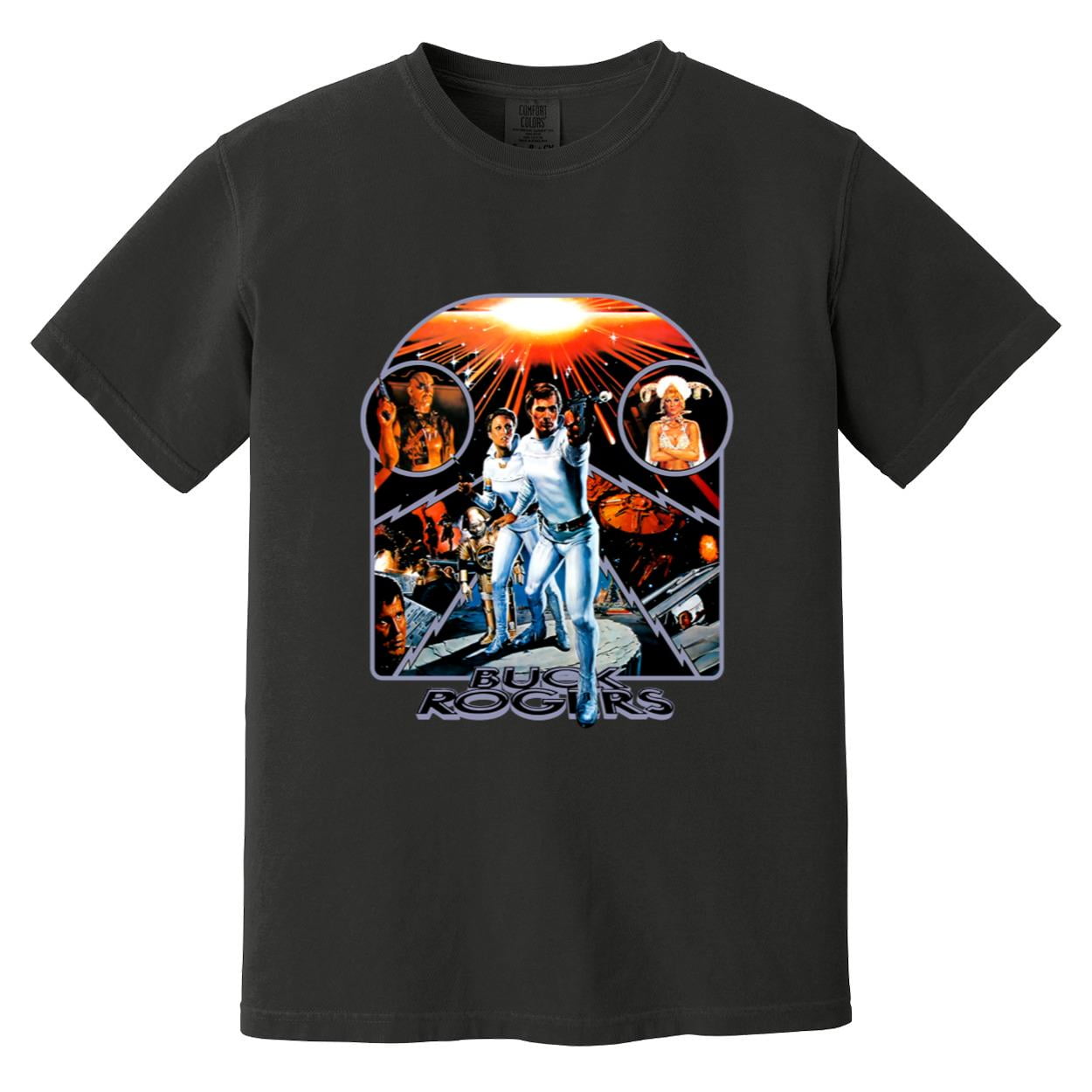 Comfort Color T-shirt Vintage Buck Rogers Futuristic Hero Tribute, for men & women, up to size ...