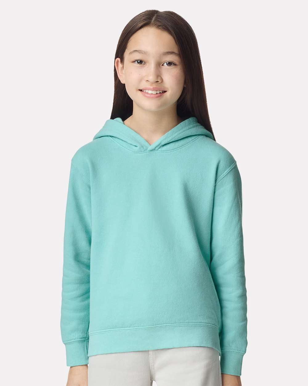 Comfort Colors 1467Y Garment-Dyed Youth Lightweight Fleece Hooded ...