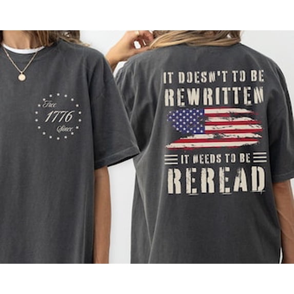 Comfort Colors 1776 Shirt, American History 1776 Tee, Vintage USA Flag ...