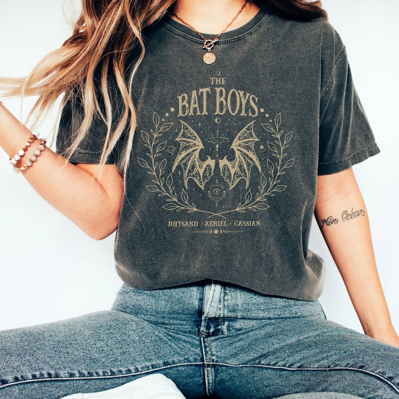 Comfort Colors ACOTAR Shirt Bat Boys Shirt Rhysand Azriel Acotar ...