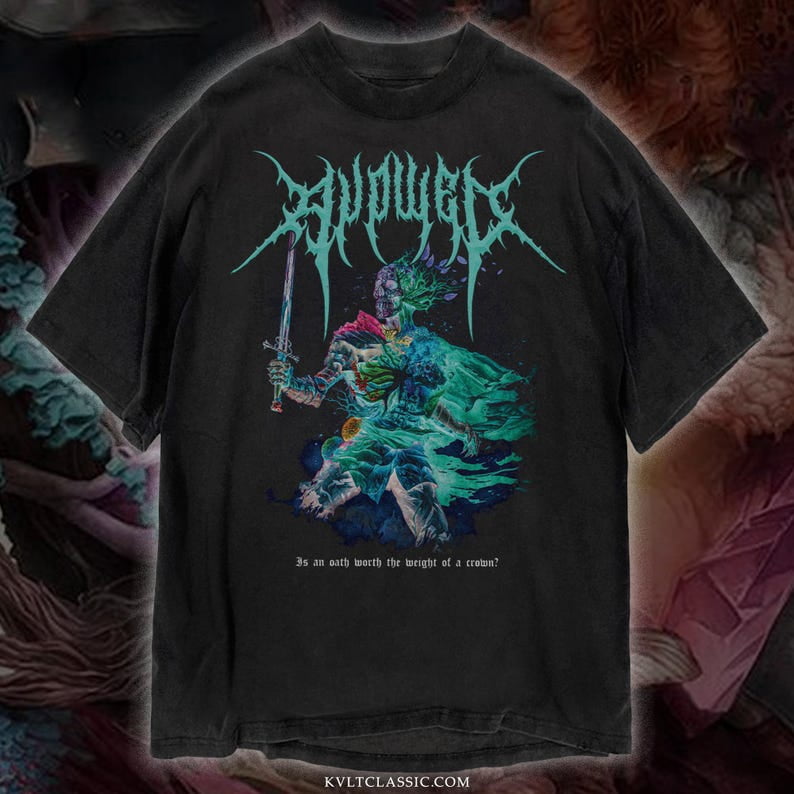 Comfort Colors Avowed T-Shirt, Unisex Obsidian Entertainment Metal Band ...