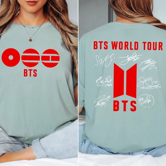 Comfort Colors BTS Concert 2026 Graphic Tee, K-Pop Fan Shirt, Bangtan ...