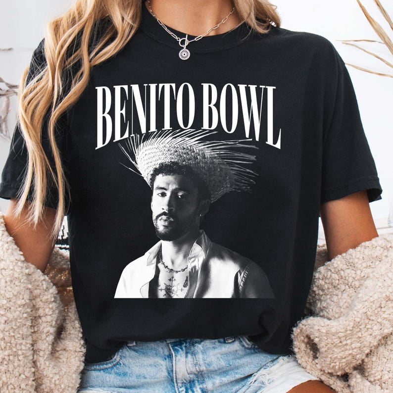 Comfort Colors Bad Bunny Benito Bowl Shirt, Halftime Show Football Fan ...