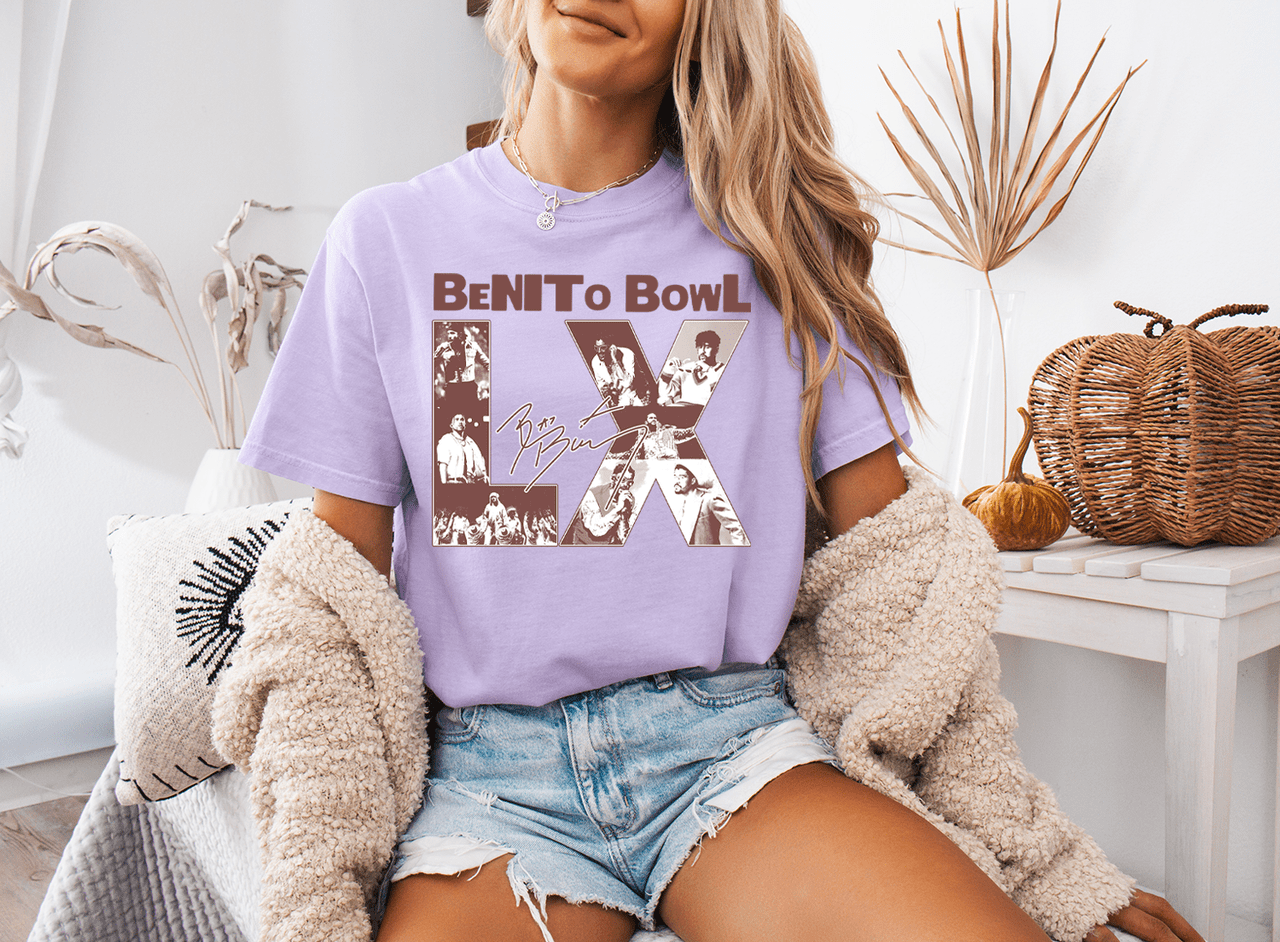 Comfort Colors Benito Bowl LX Tee | Puerto Rico Artist Concert Fan Top ...