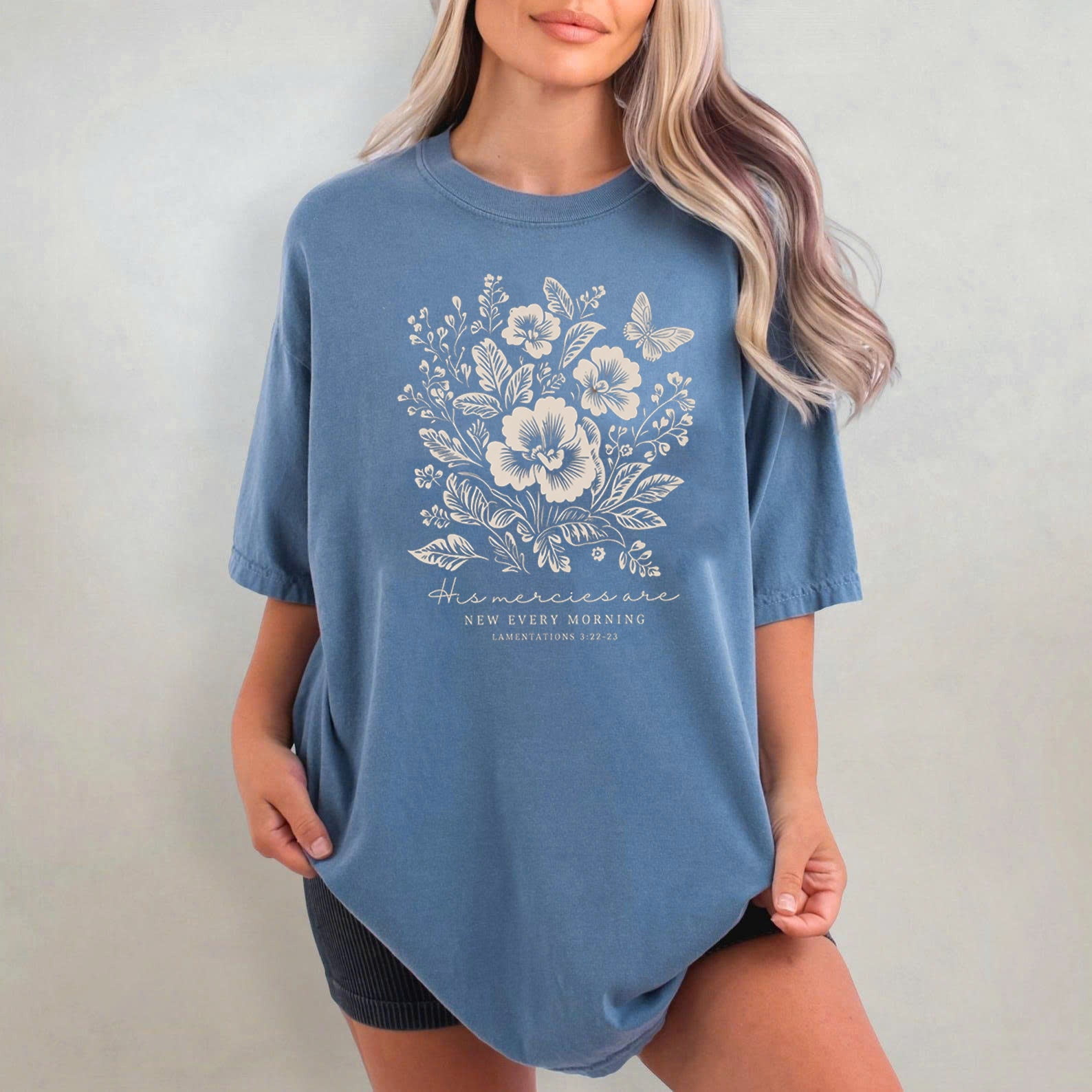 Comfort Colors Boho Christian Shirt for Women, Faith Based Floral Jesus ...