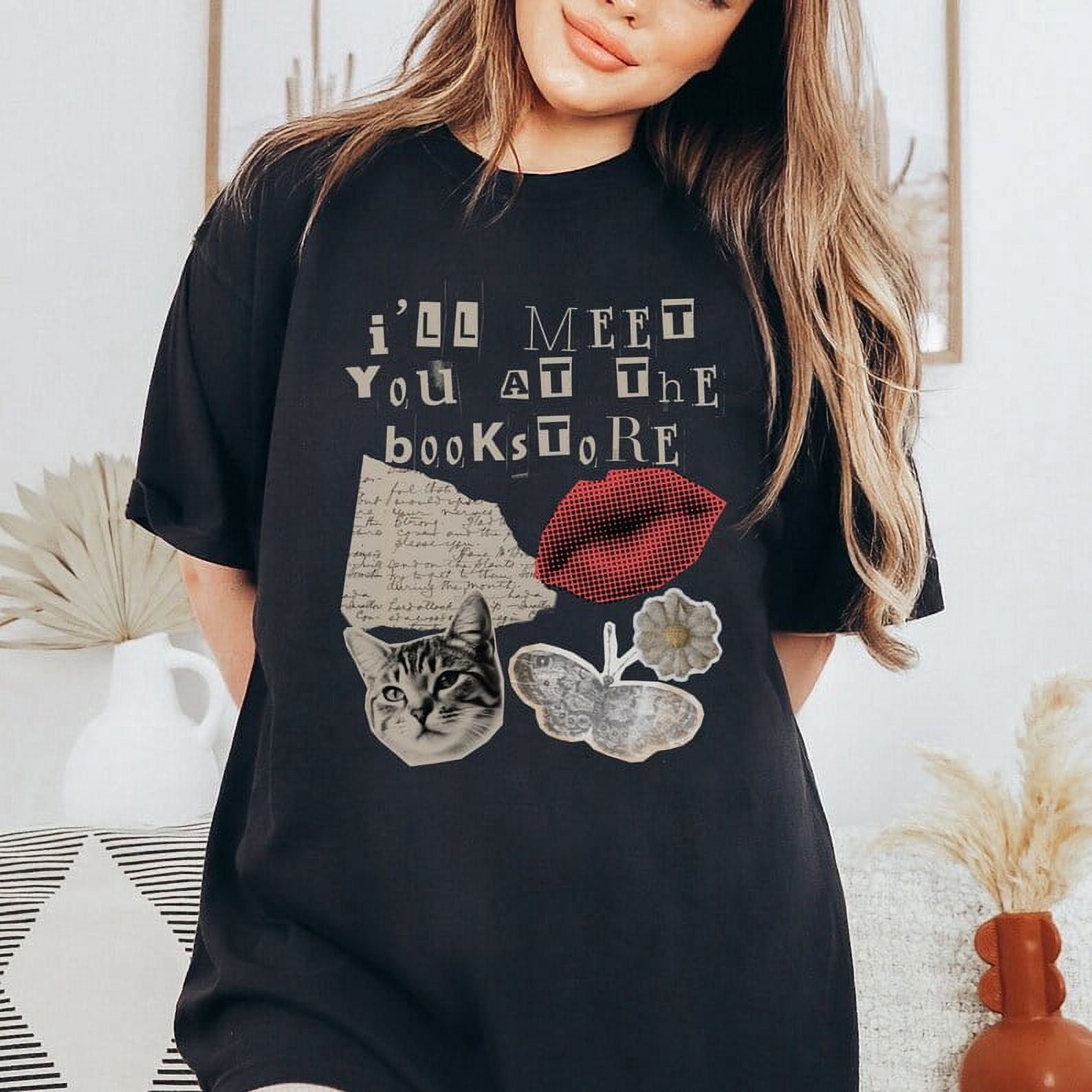 Comfort Colors Bookish Merch Y2k Inspired Library Shirt Booktok Merch ...