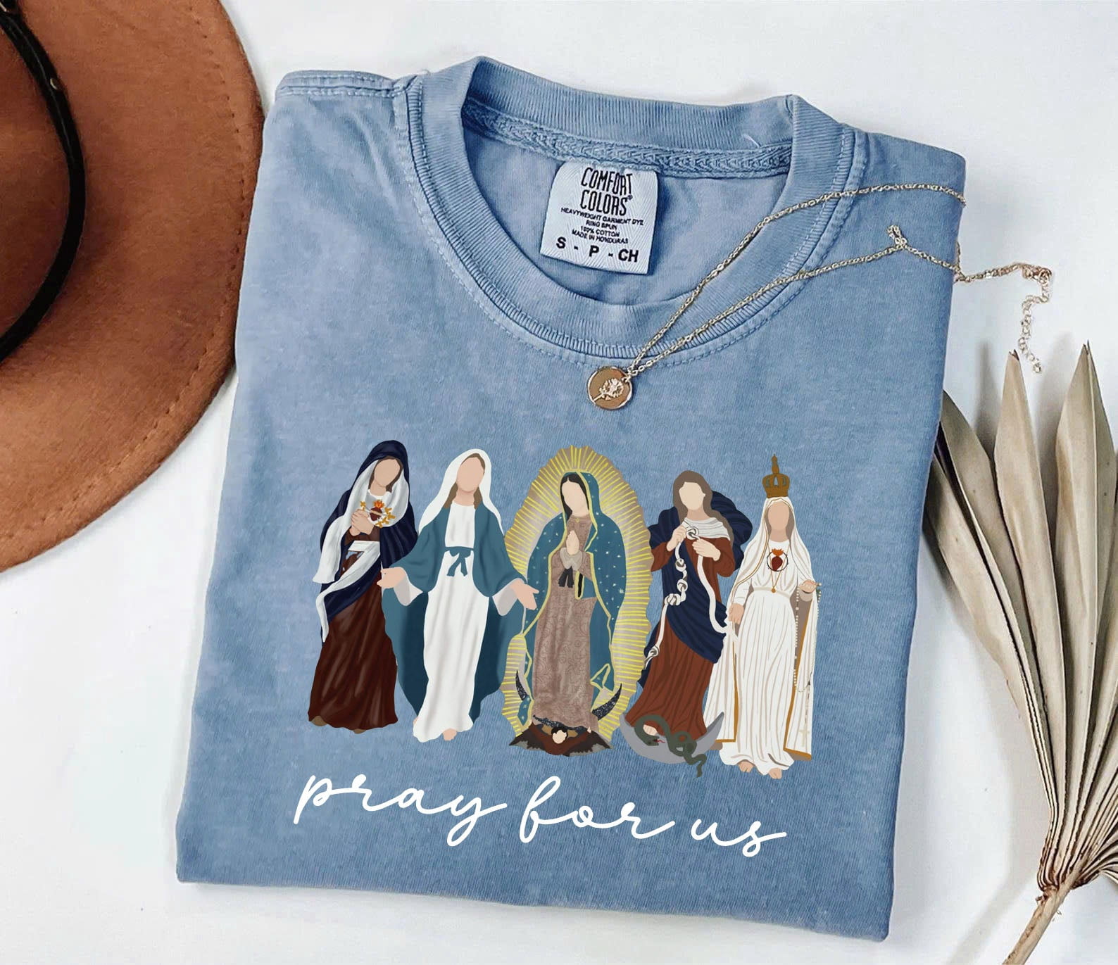 Comfort Colors Catholic Mary Shirt – Christian Gift for Women ...