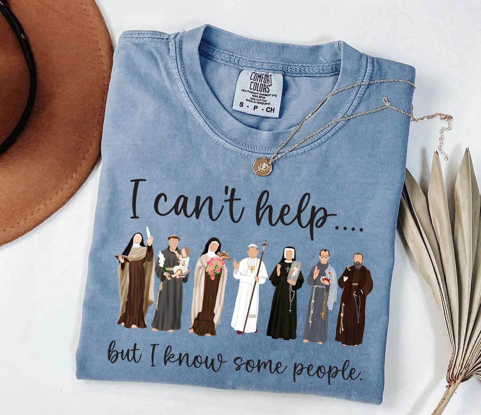 Comfort Colors Catholic Saint Shirt – Funny Catholic Tee, Christian ...