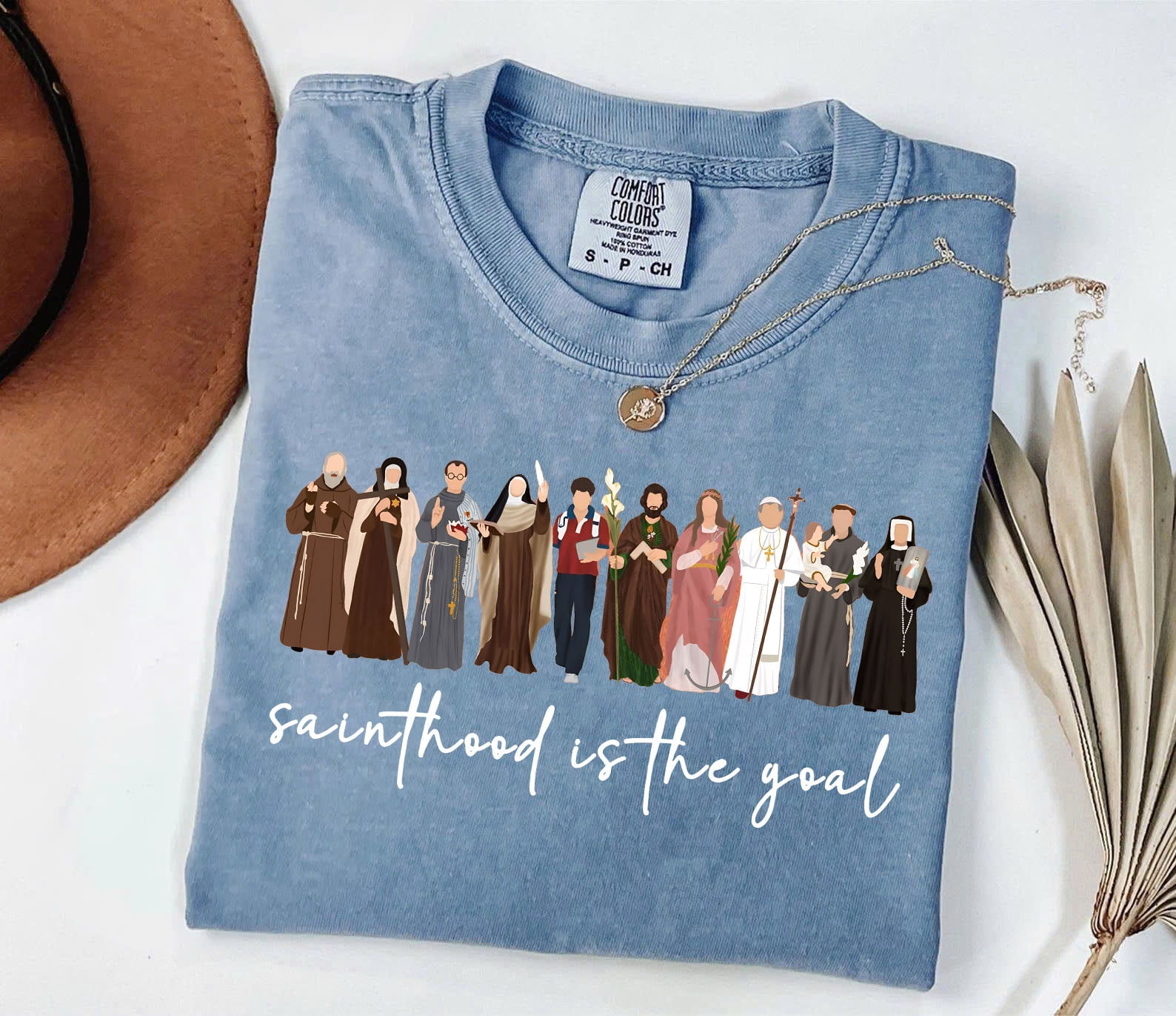 Comfort Colors Catholic Saints Shirt – All Saints Day Shirt, Catholic Gift for Women & Moms ...