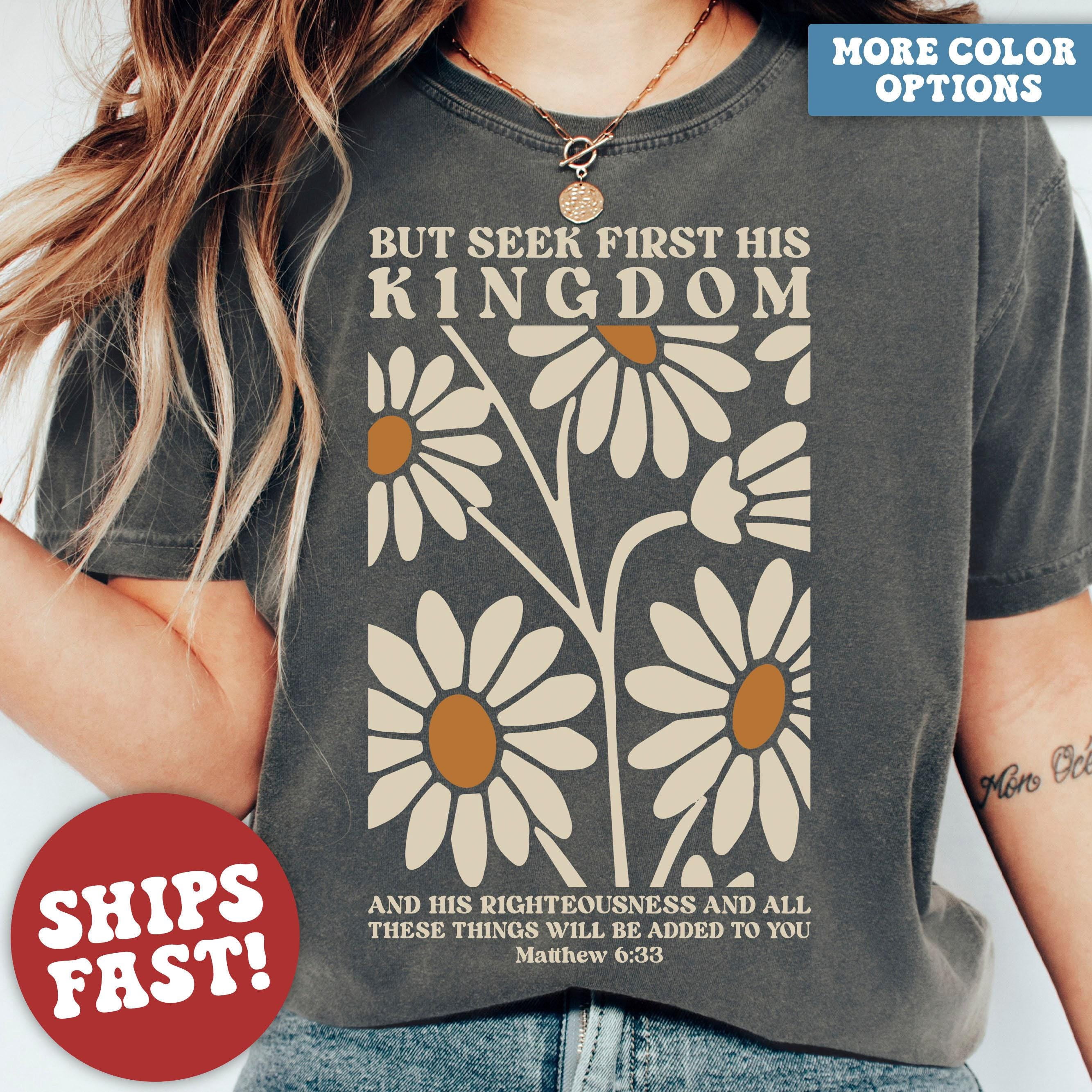 Comfort Colors® Christian Shirt, Christian Gifts, Inspirational Shirt ...
