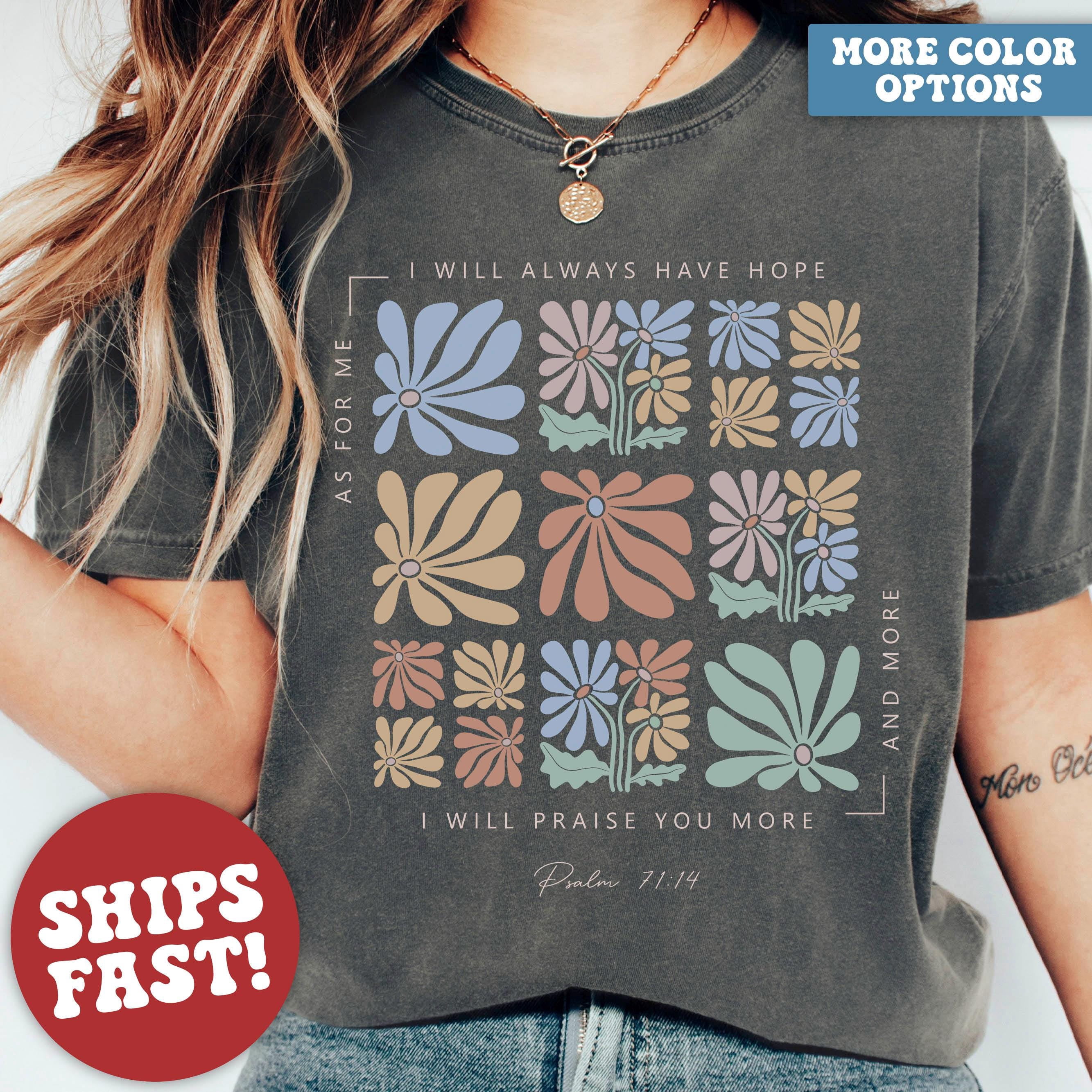 Comfort Colors® Christian Shirt, Christian Gifts, Inspirational Shirt ...