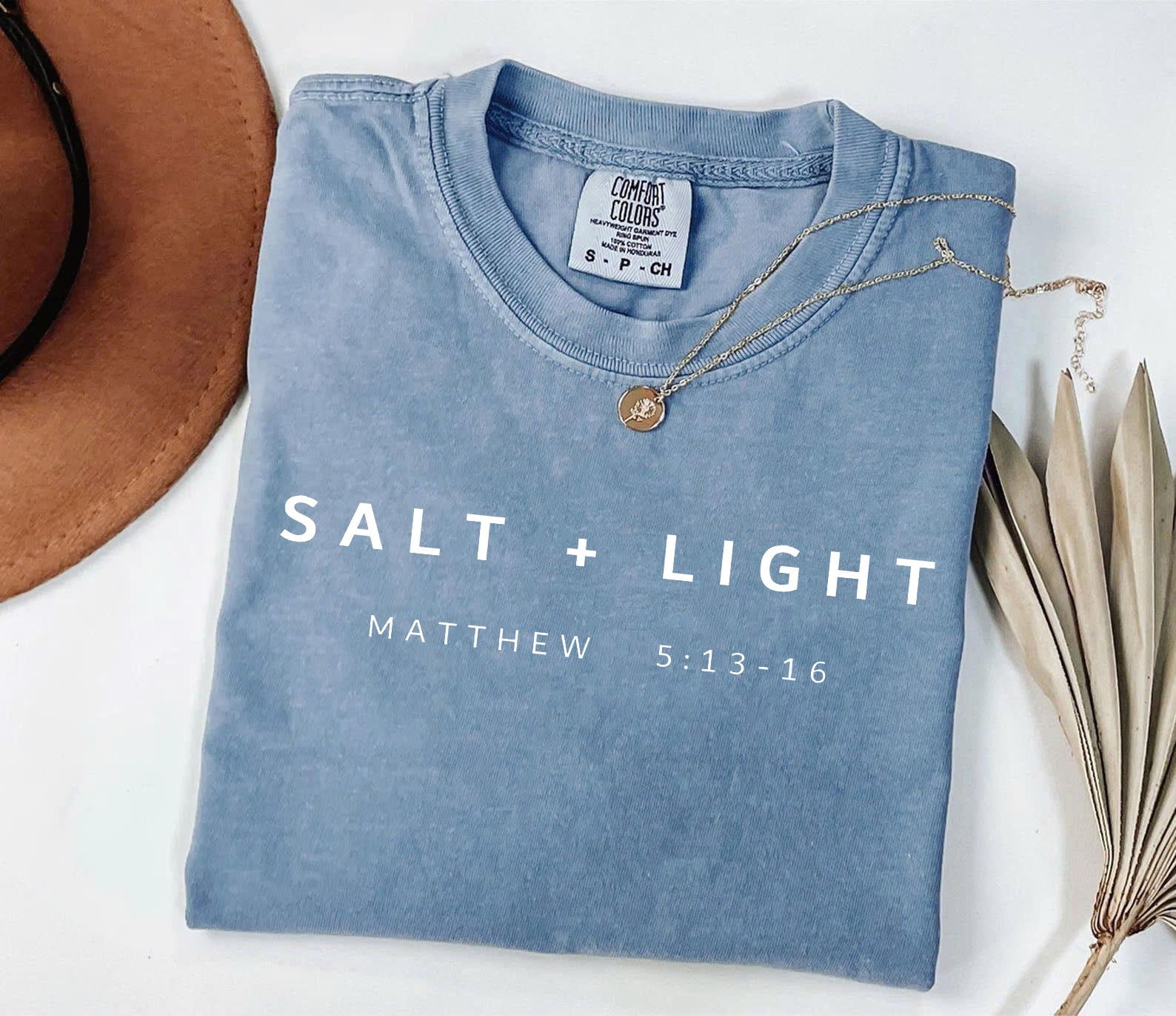 Comfort Colors Christian Shirt - Salt and Light Matthew 5:13 Bible ...