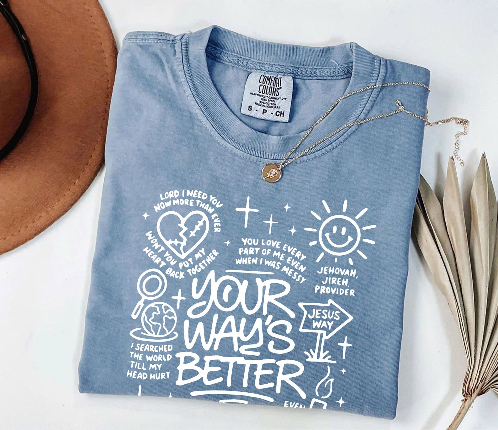 Comfort Colors Christian T-Shirt – Proverbs 16:9 Scripture Tee, Holiday ...