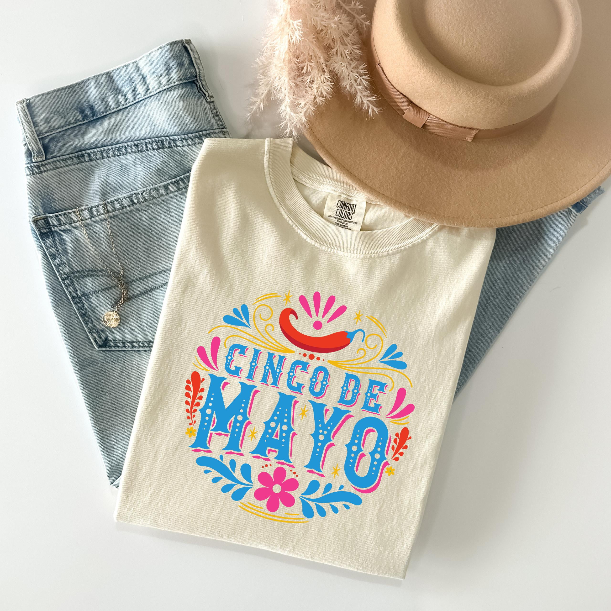 Comfort Colors® Cinco De Mayo Shirt, Mexican Shirts, Fiesta Shirt ...