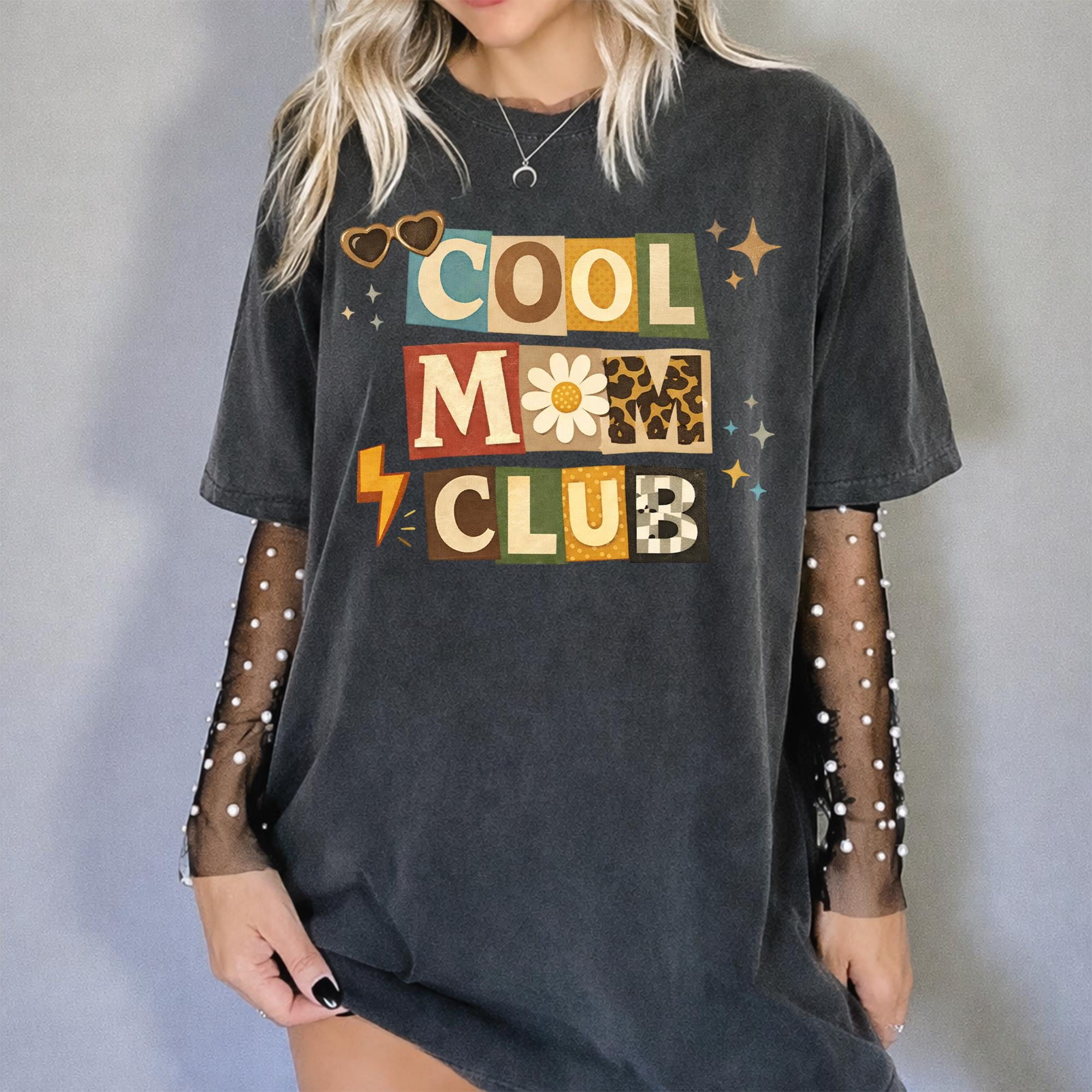 Comfort Colors® Cool Moms Club Shirt, Funny Wife Shirt, Retro Mommy ...