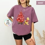 Comfort Colors Cute Bear Pulling Heart Cart Graphic T-Shirt – Valentine ...